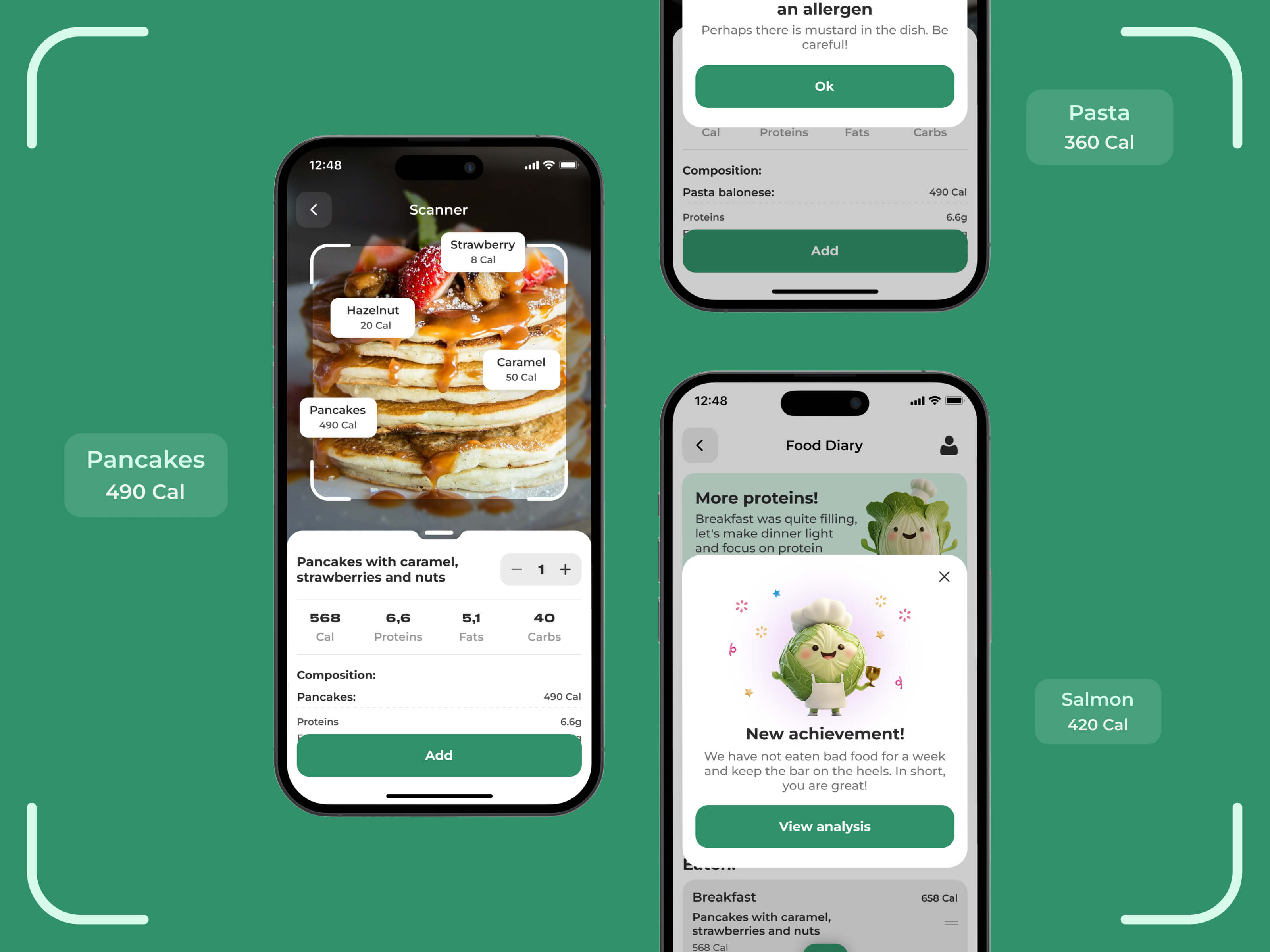App Design | Mobile App | Calorie Tracker | Fitness | Nutrition by ...