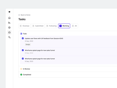 Stratis UI - Tasks Minimal by Monty Hayton on Dribbble