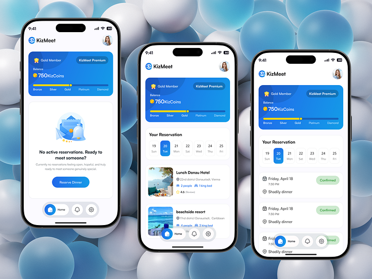 Restaurant Booking APP by UI Raihan on Dribbble