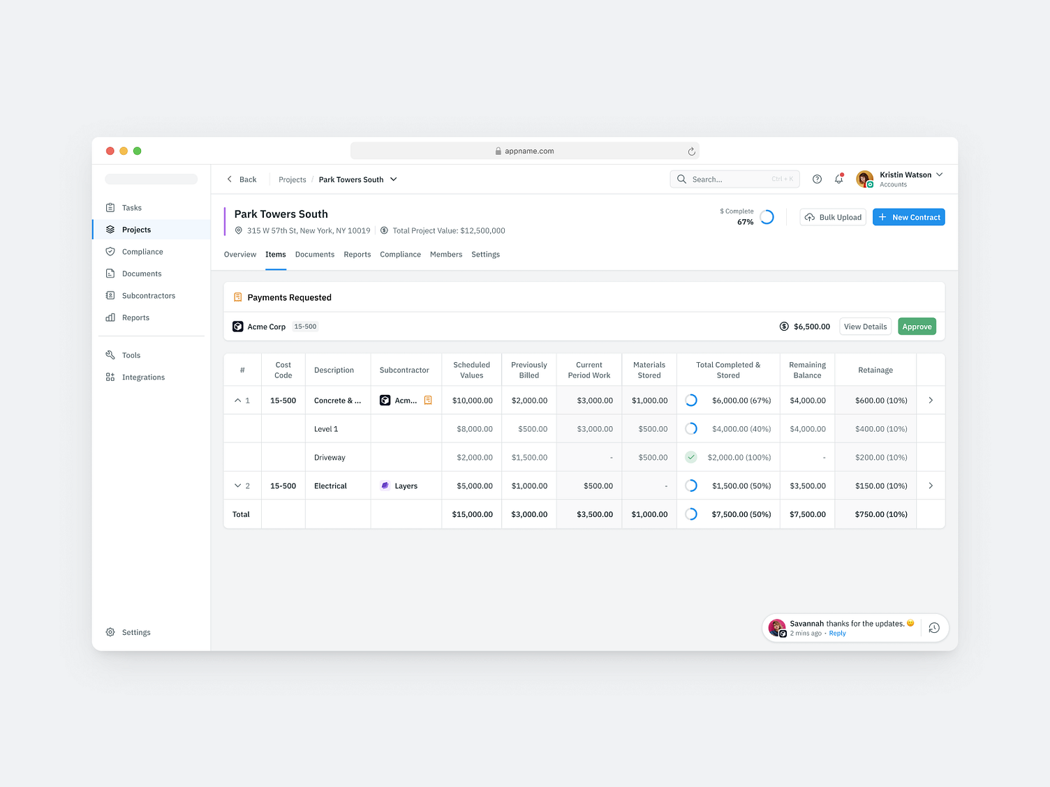 Project Line Item Dashboard by Jeremy Blaze for Never Before Seen on ...