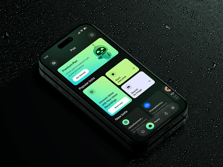 AI Chat Assistant Mobile App - UI Design by Nafiur Rahman on Dribbble