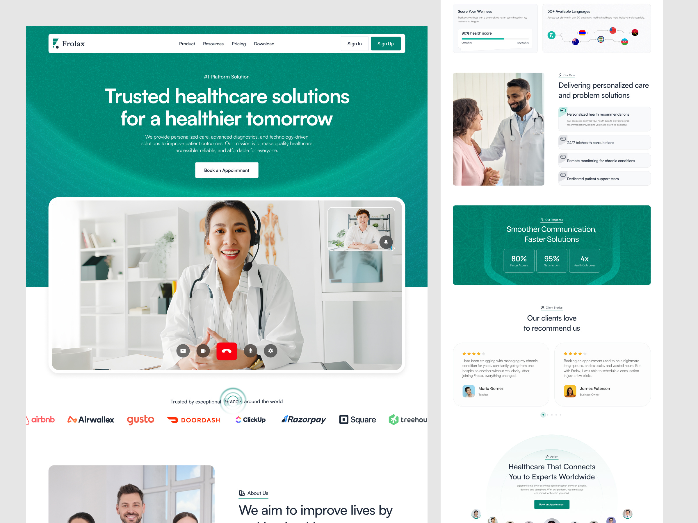 Website UI Design by Bilash Roy | Dribbble