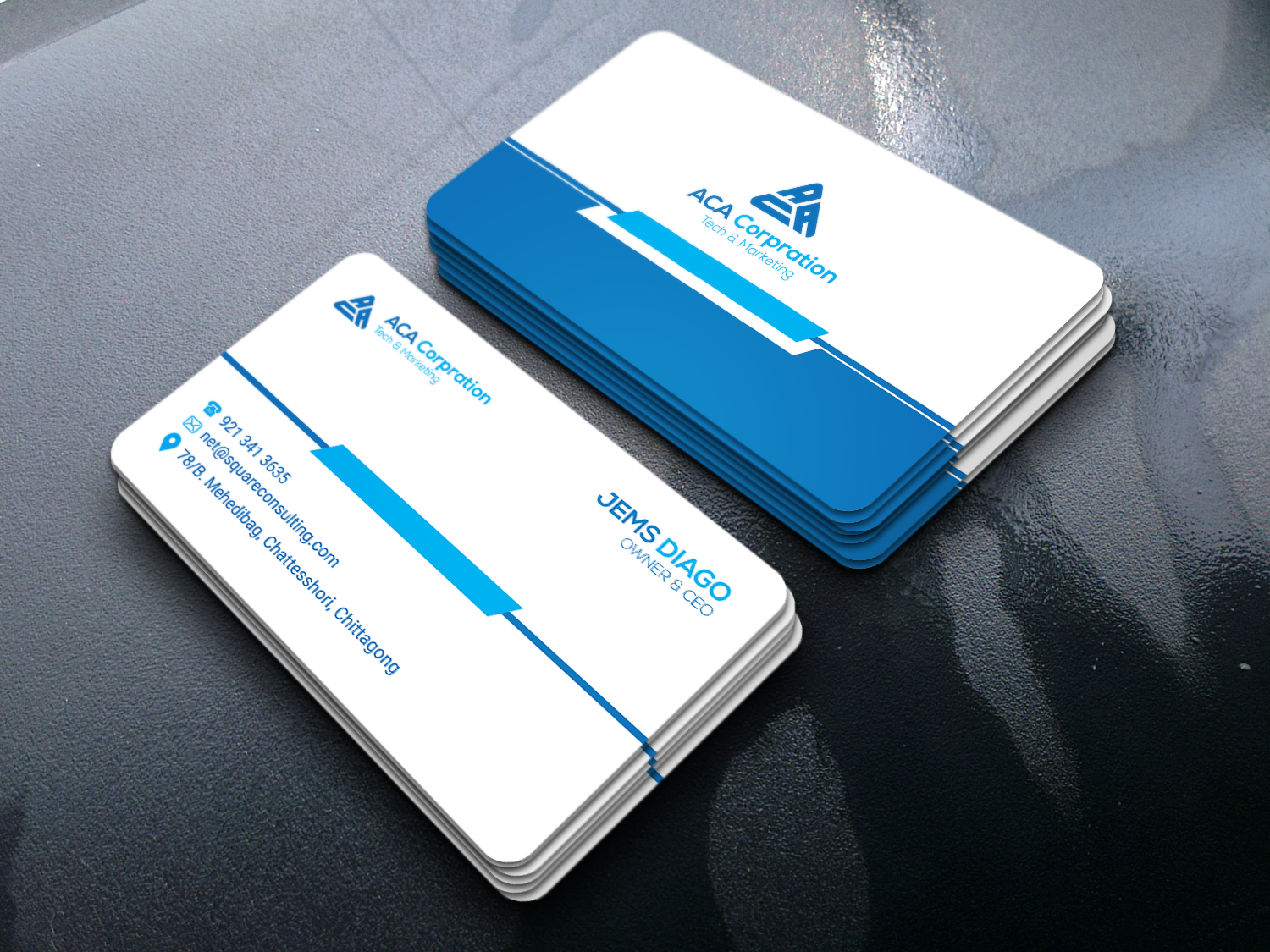 Premium Business Card Design by Jayanta Kumar Roy on Dribbble