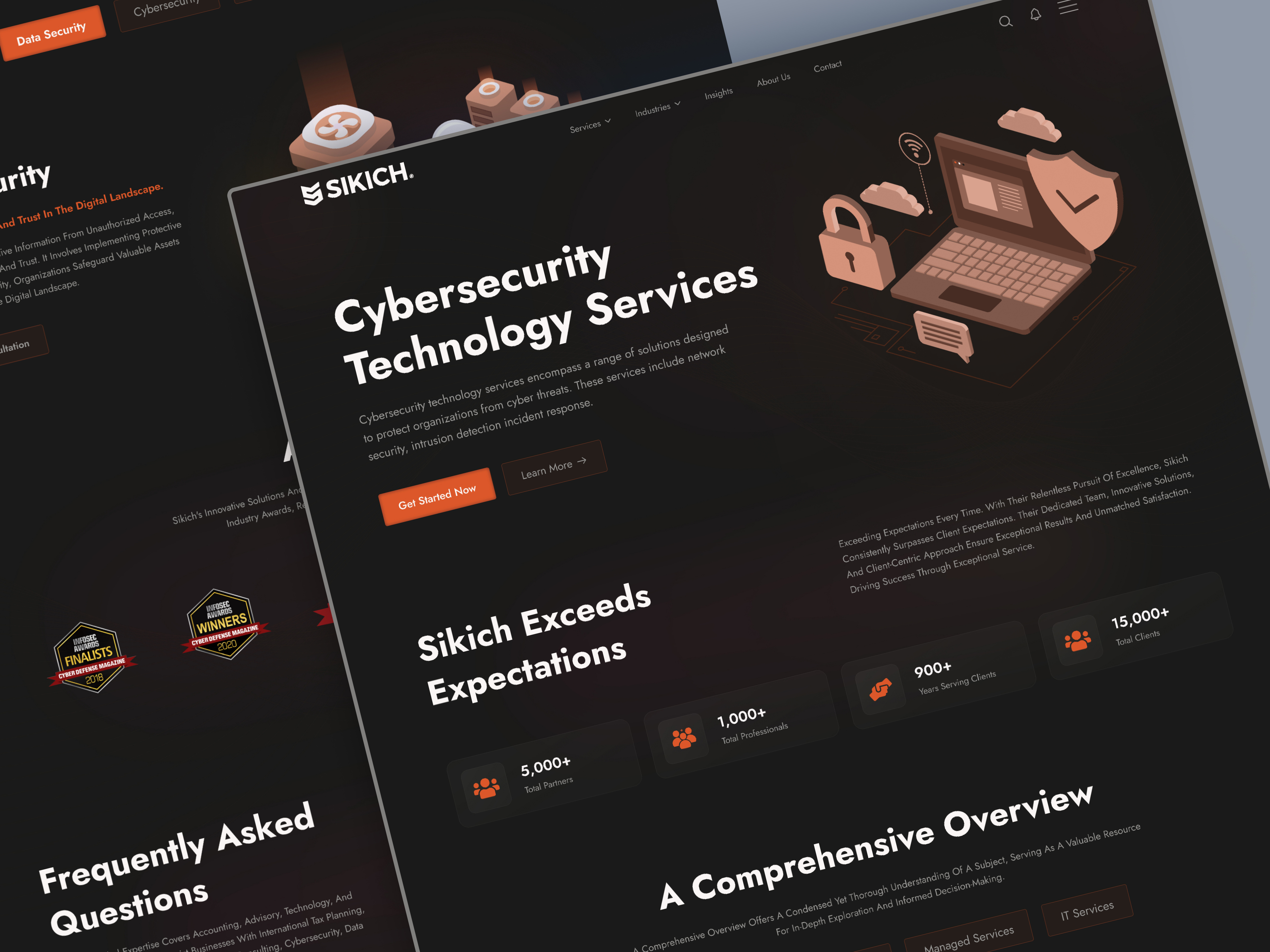 Technology services - Cybersecurity Landing Page by SafeCode Studio on ...