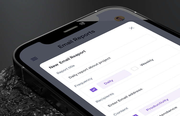 Email Reports by UI/UX Attabur on Dribbble