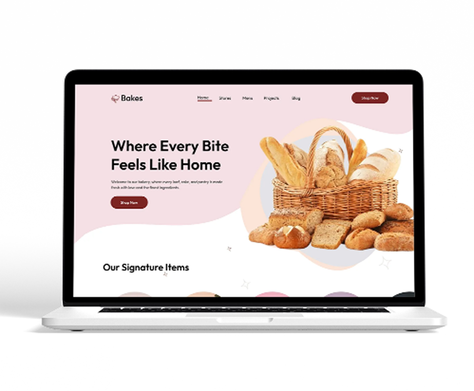 Bakery Landing Page by Romanauiux on Dribbble