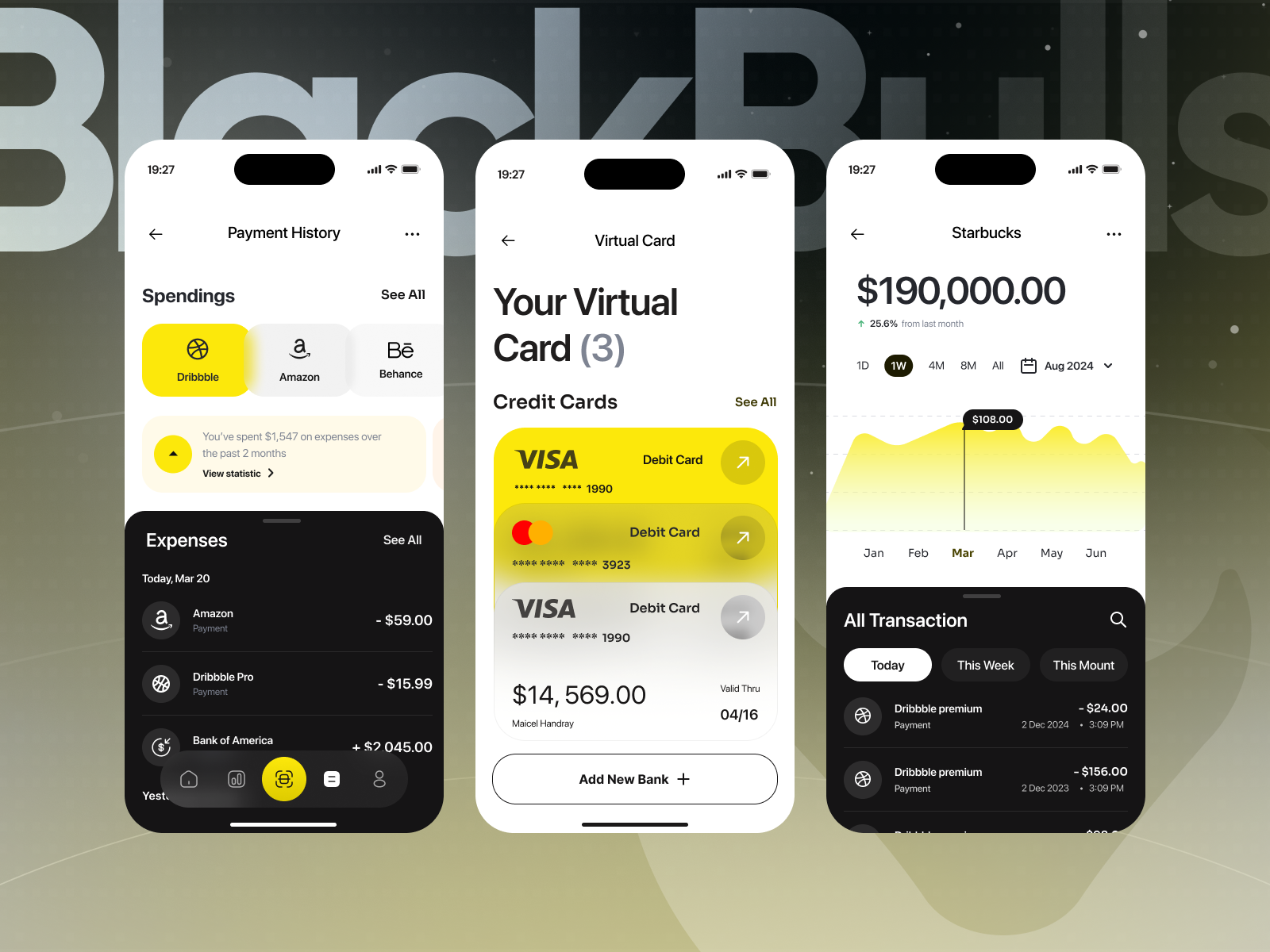 Payment mobile ui design by Black Bulls on Dribbble