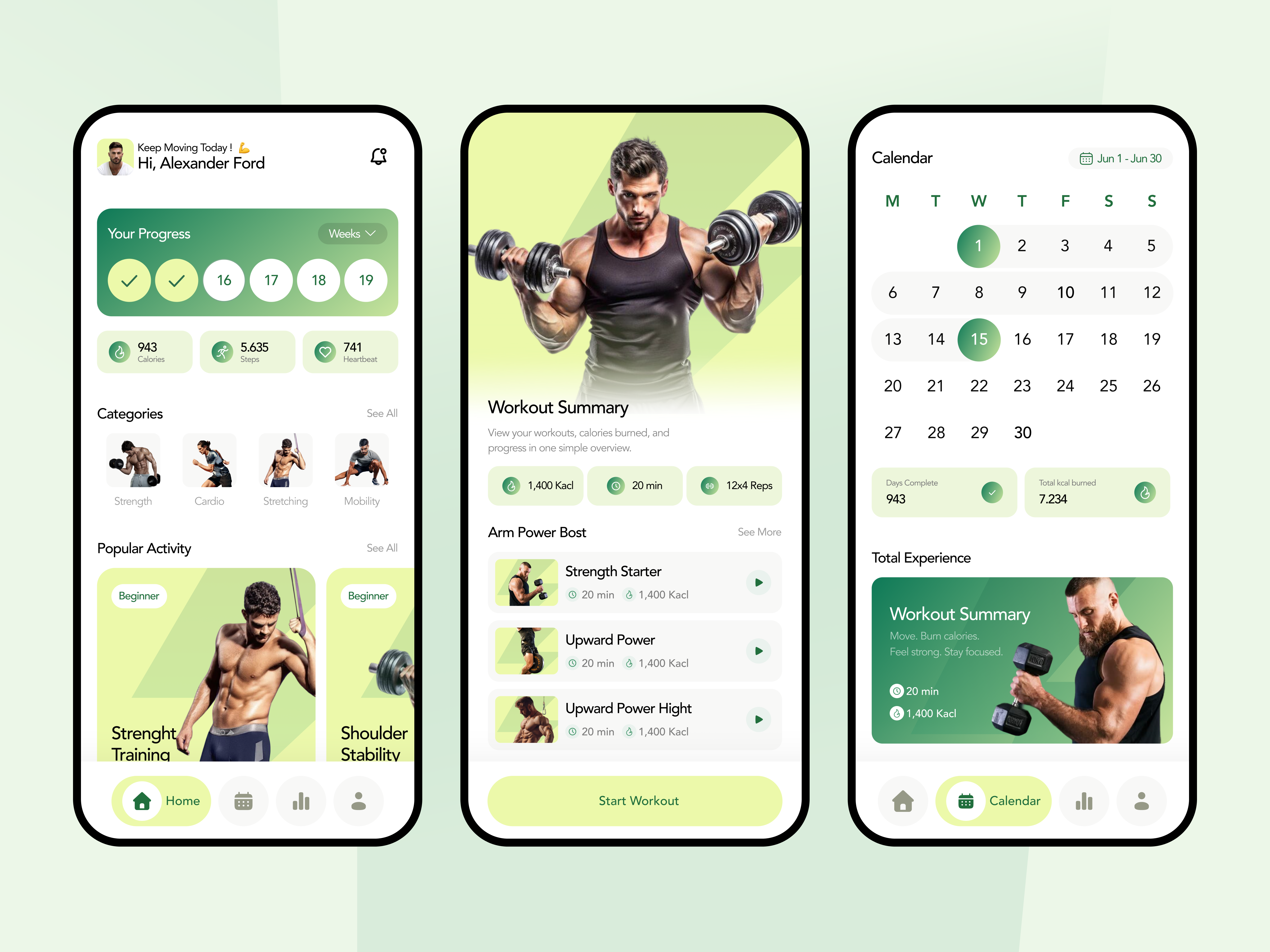 Corely - Fitnes Mobile Apps by Vektora UIUX for Vektora on Dribbble