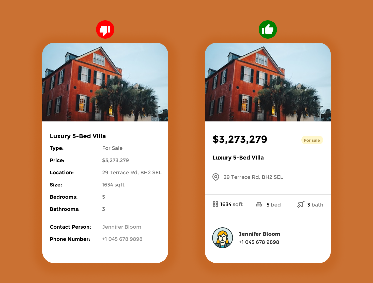 BAD VS GOOD UI DESIGN by Muhammad Bazan on Dribbble