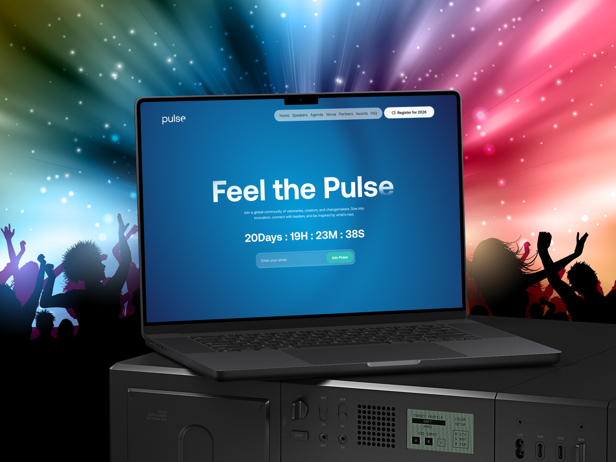 Pulse – Event Landing Page Website Design by ilias miah for Confidency ...