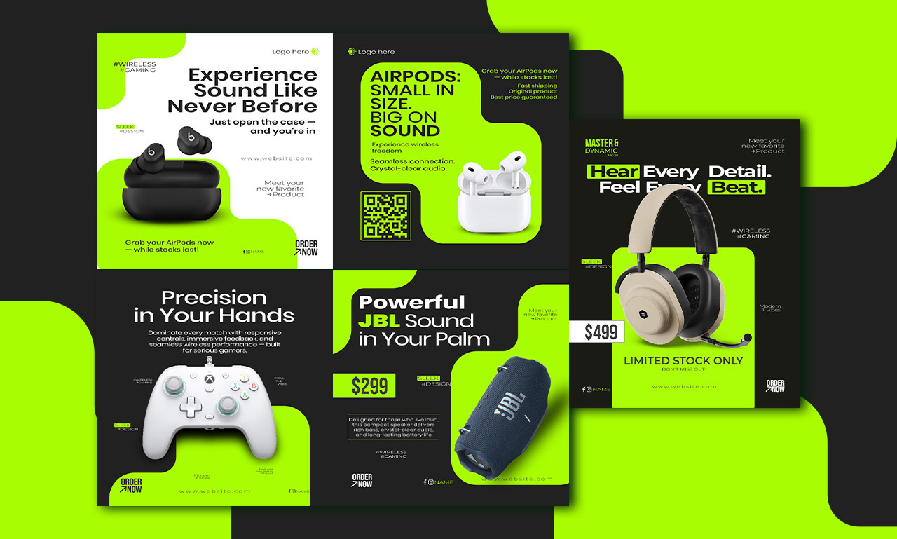 Modern Tech Marketing Design by Saleh Ahmad on Dribbble