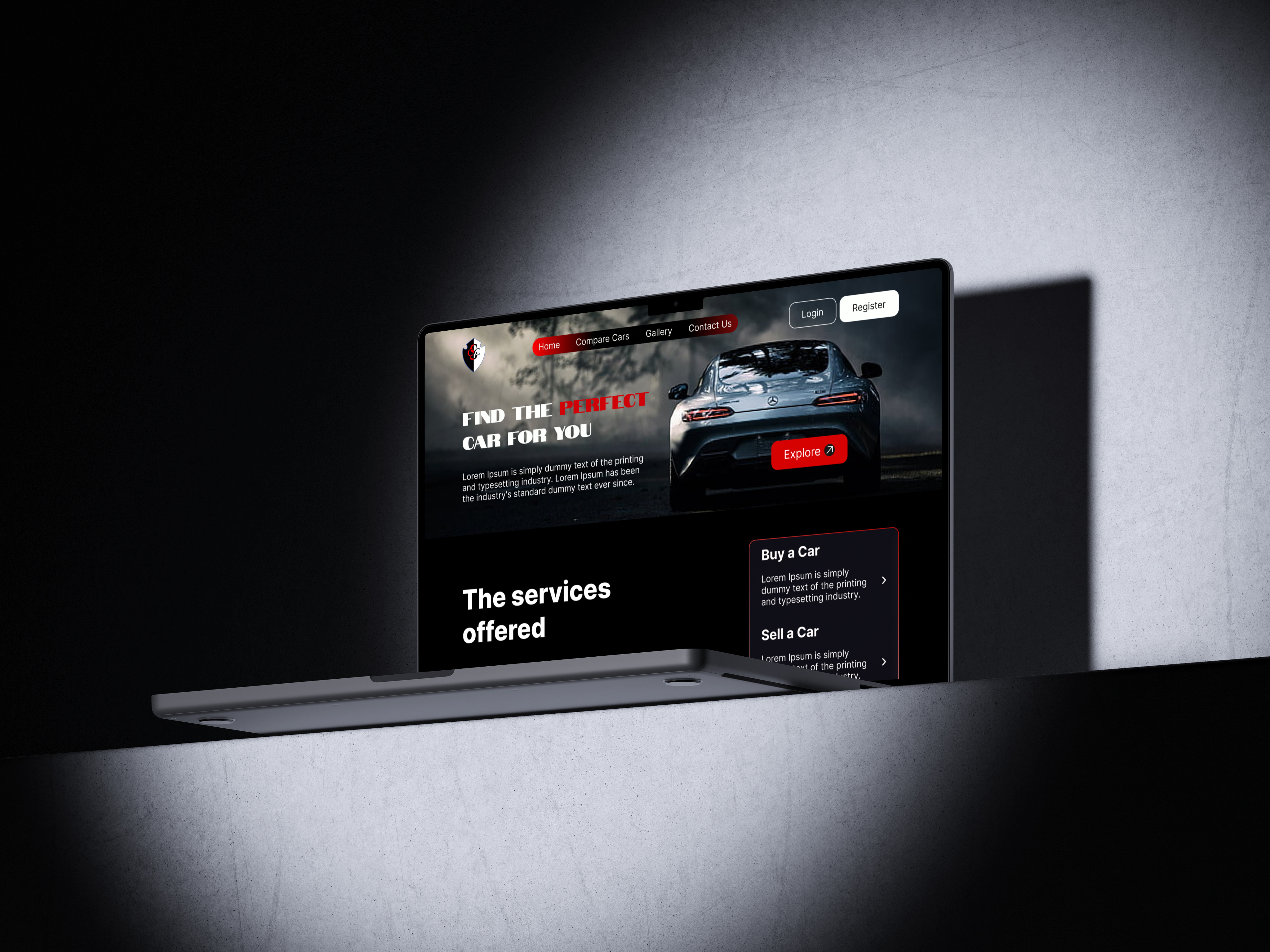 Luxury Car Dealership Landing Page UI by Sagar Kundu on Dribbble