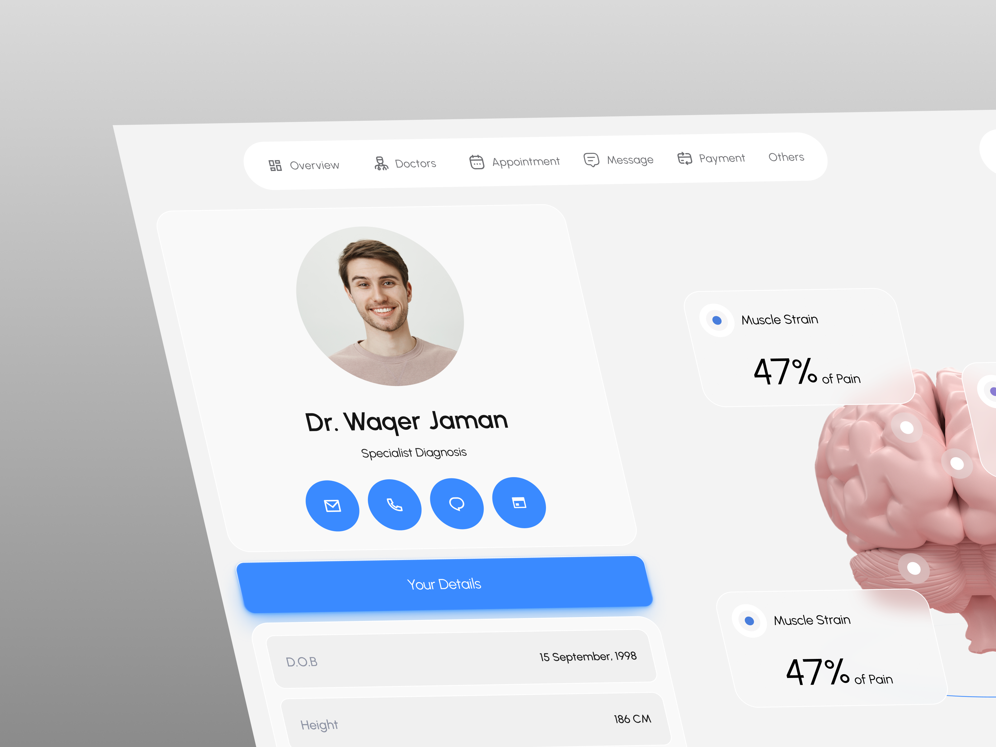 Mediva -Doctor Profile Design by Sujon Hossain for Artxis on Dribbble