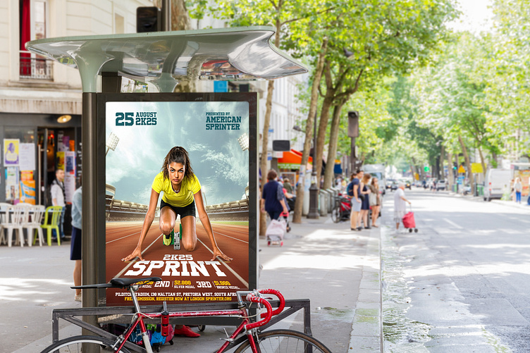 SPRINT FLYER DESIGN by MD. SHAMIM HOSSAIN on Dribbble