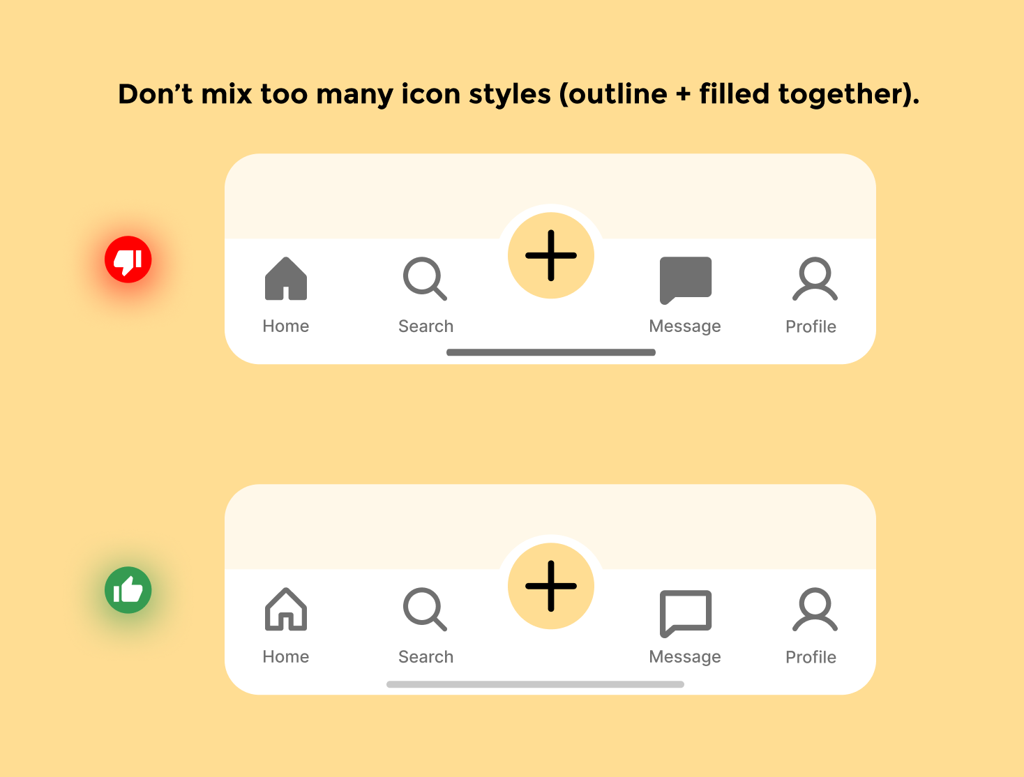 BAD VS GOOD UI DESIGN by Muhammad Bazan on Dribbble