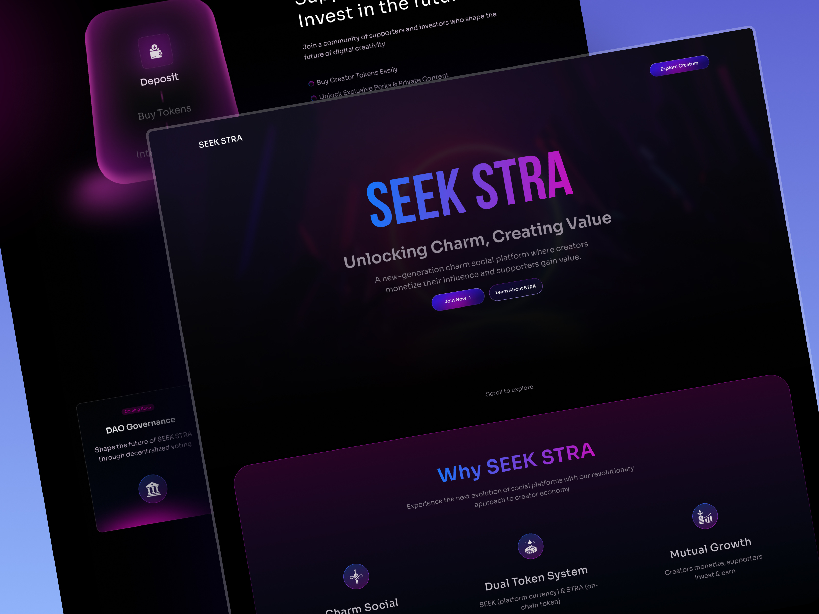 Web3 SocialFi Platform by Sheikh Shovon on Dribbble