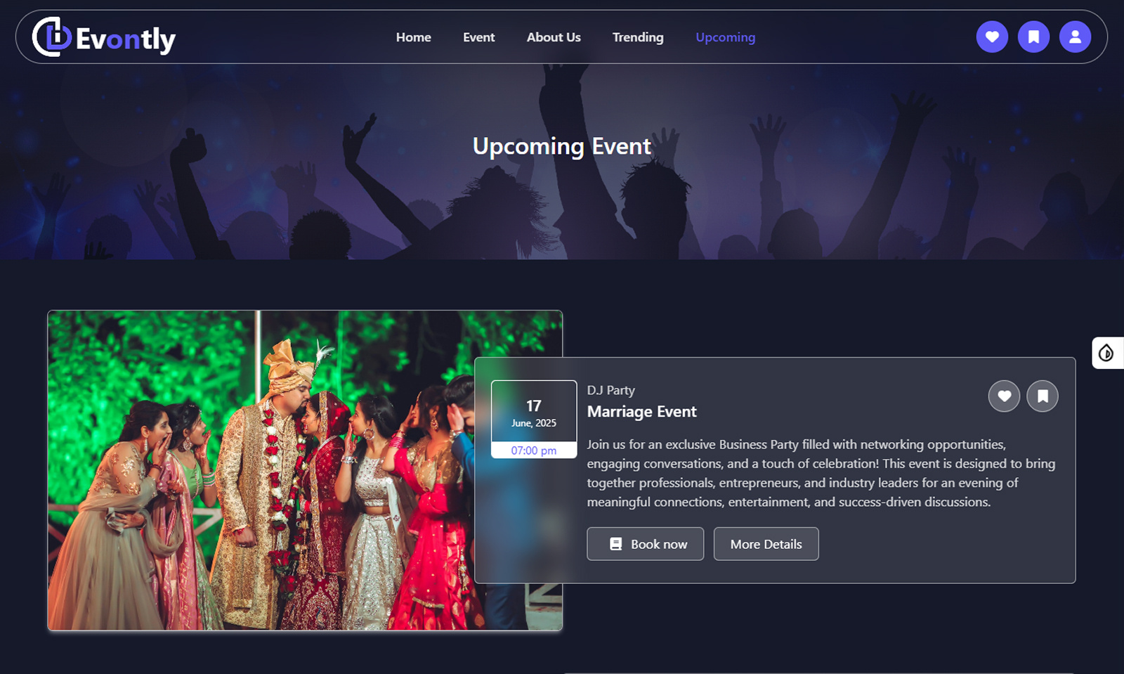 Evontly - Event Management Website Template Modern Booking by Mantraksh ...