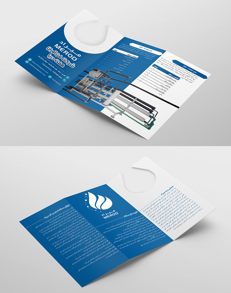 Die Cut Z-Fold Flyer Design by Soroosh Taqiabadi on Dribbble