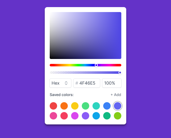 Daily UI Challenge Day 60 — Color Picker by ANDRIAN RAMADHAN on Dribbble