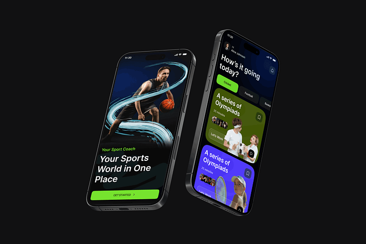 Sports Mobile App UI/UX by Amrita Ranjan on Dribbble