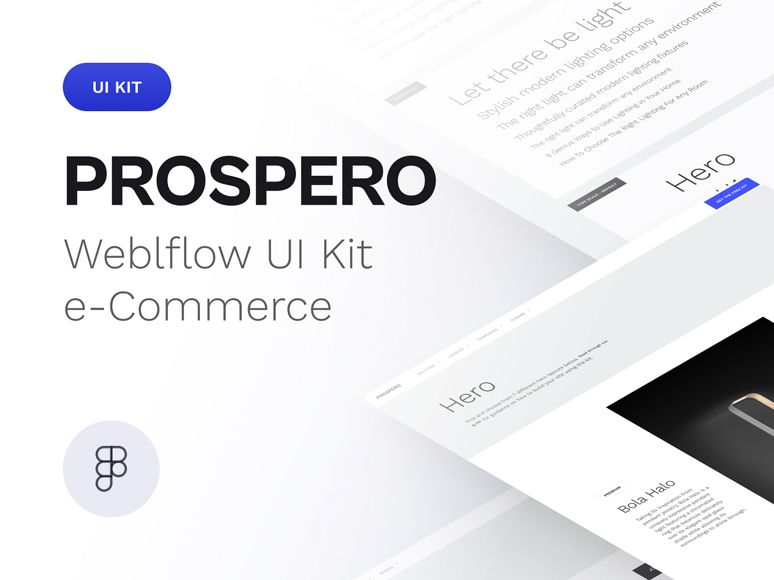 Prospero • Webflow eCommerce UI Kit by Beryl Design on Dribbble