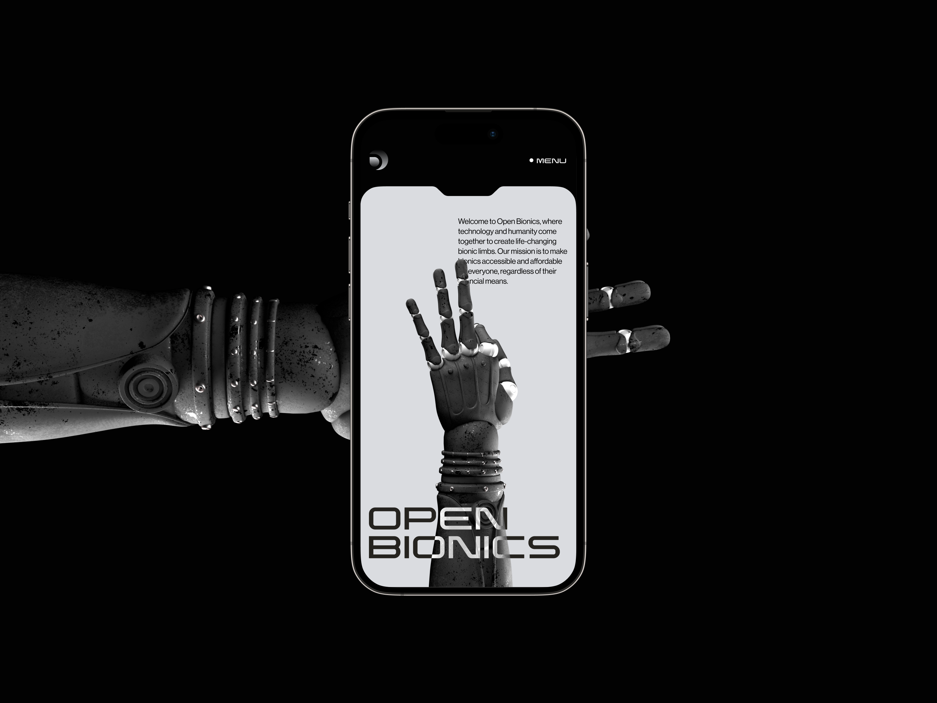 Open Bionics, Web Design & 3D Motion by Artemii Lebedev on Dribbble