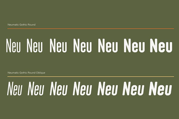 Neumatic Gothic Round Typeface Font by Logan Barnes on Dribbble