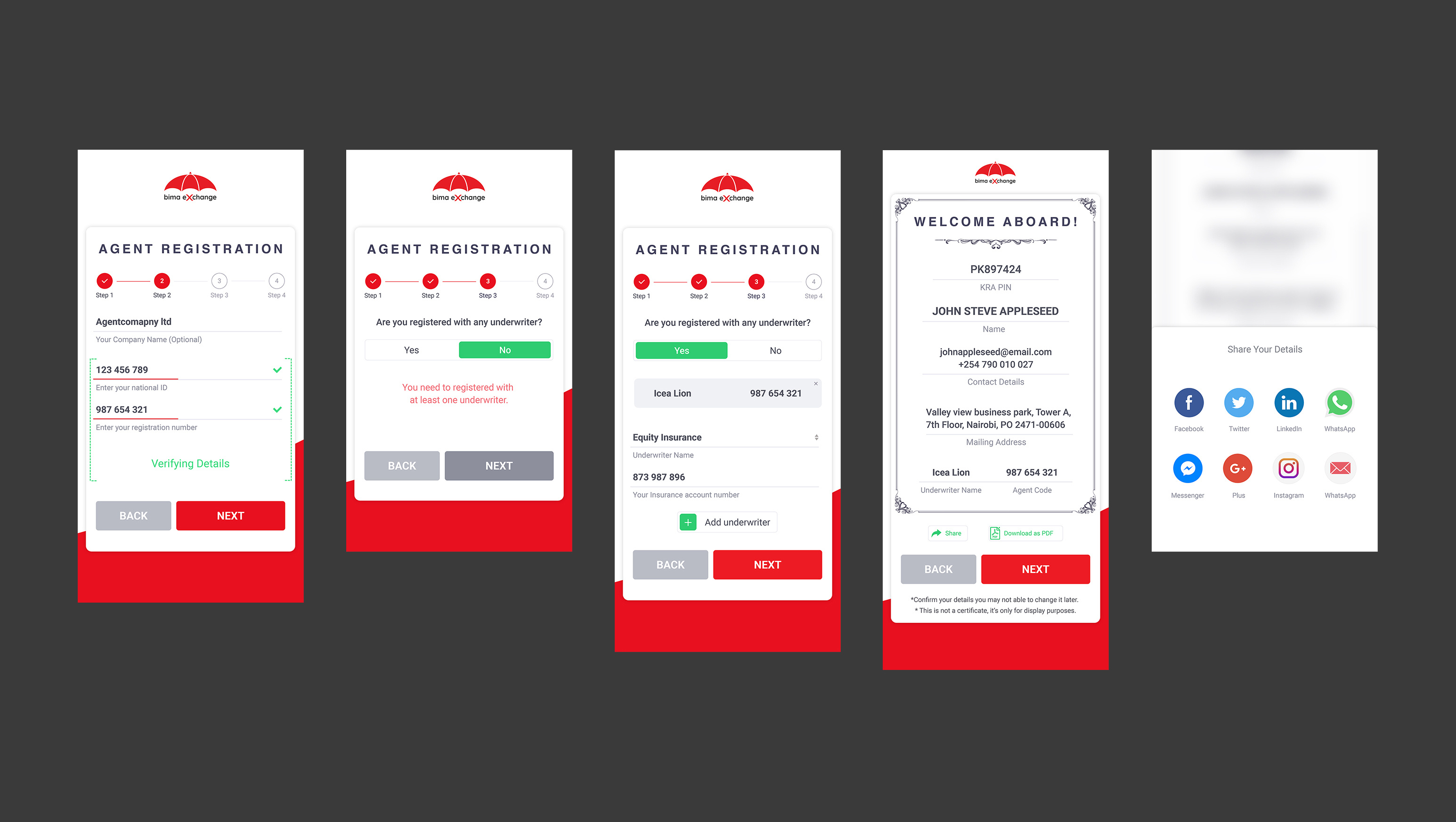 Insurace Agent Onboarding by Kreatekar on Dribbble