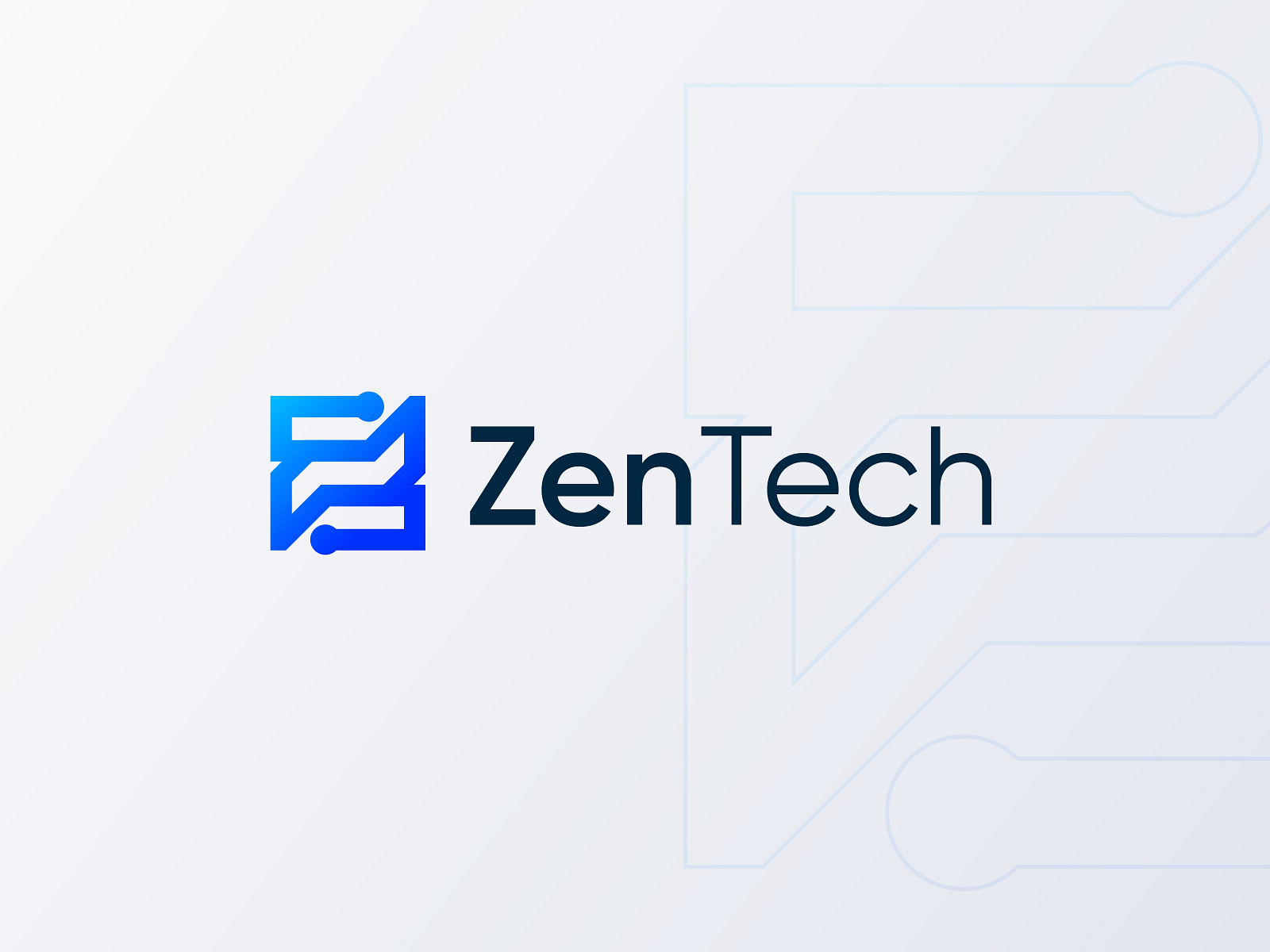 Modern ZenTech letter Z software, technology logo design by Al Mamun | Logo & Branding Expert ...