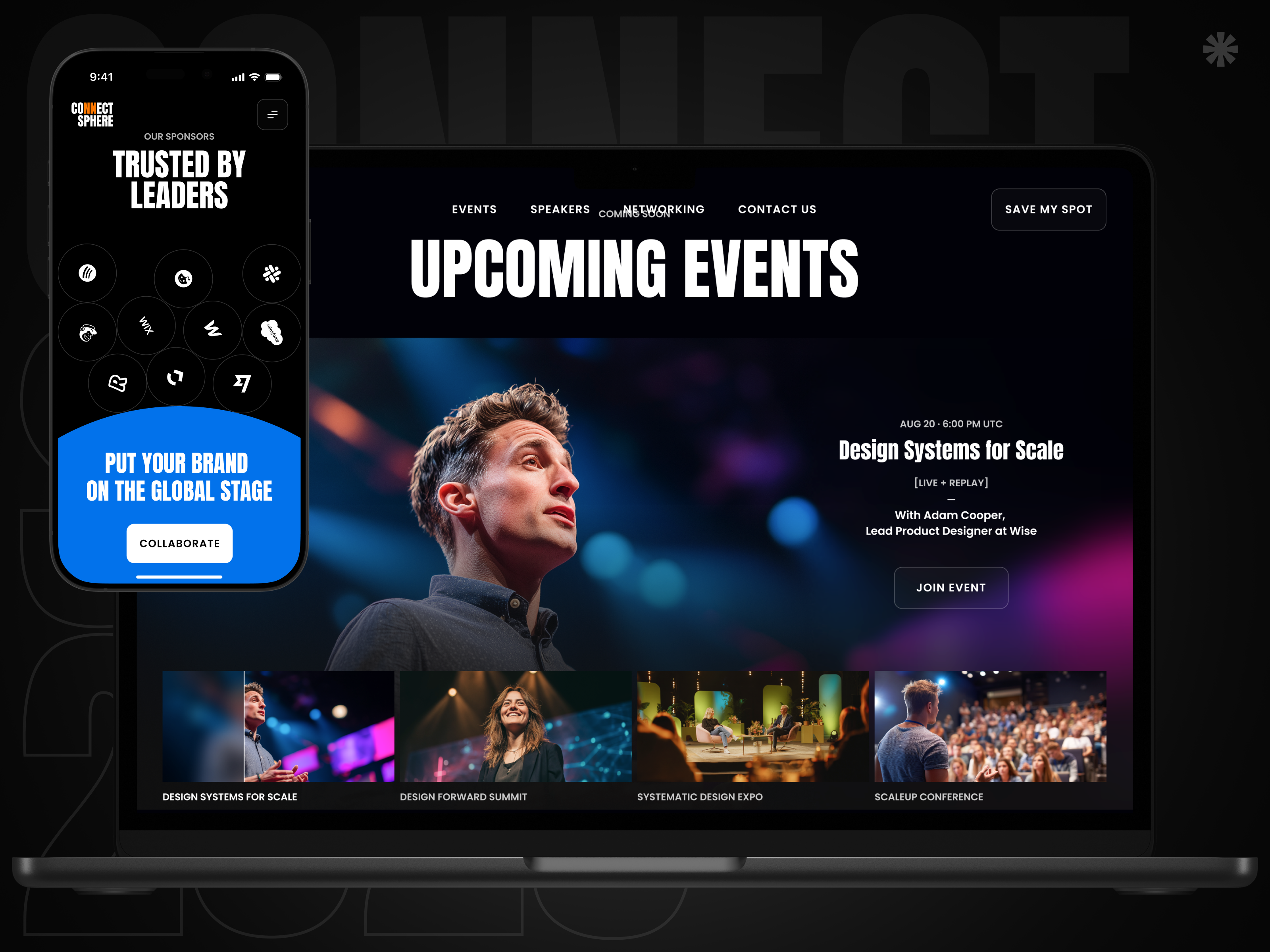 Conference Website Design – ConnectSphere by Phenomenon Labs for ...
