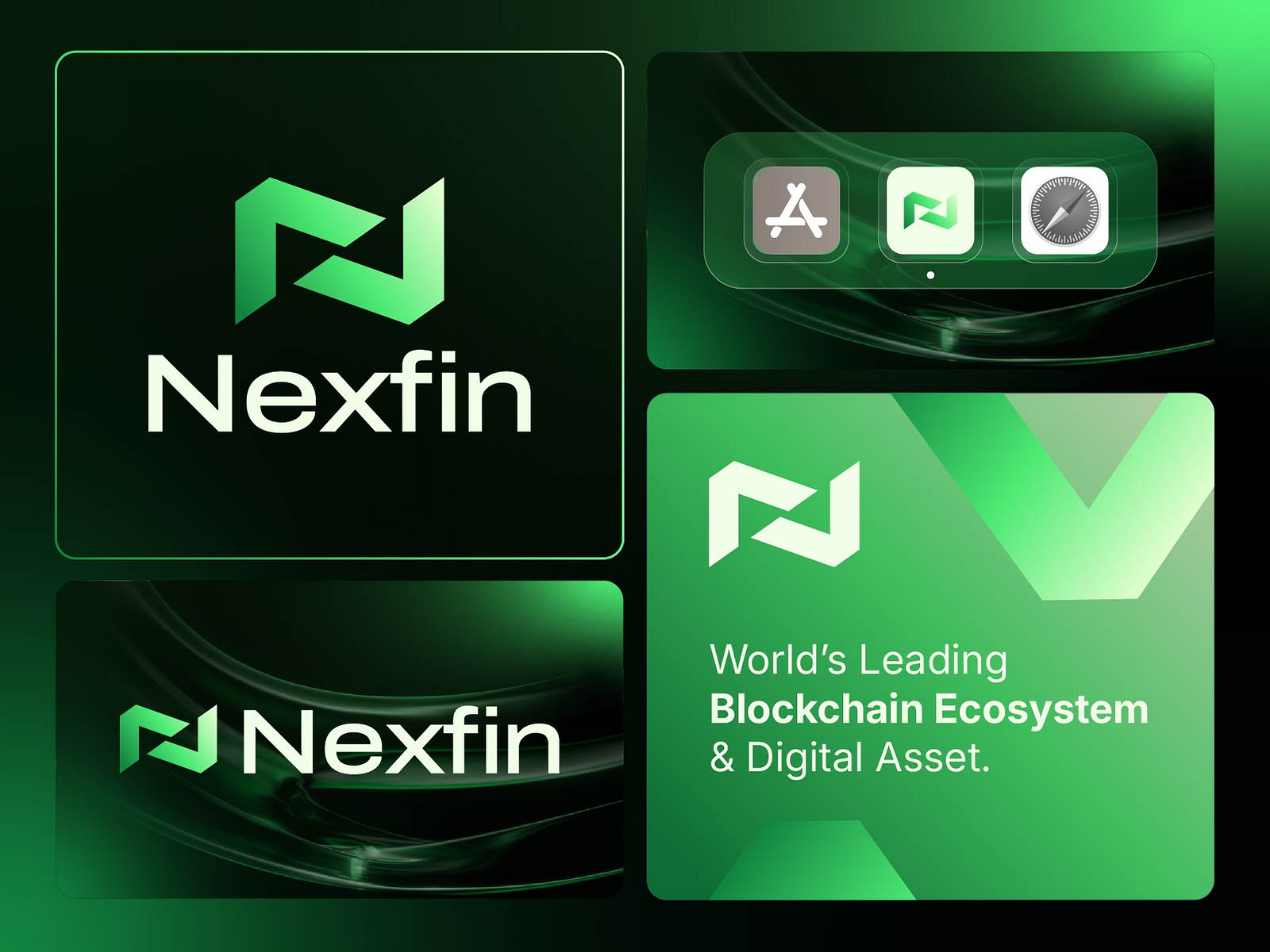 Nexfin – N Lettermark Logo & Brand Identity Design by Nazmul Hossan | Freelance Brand Designer ...