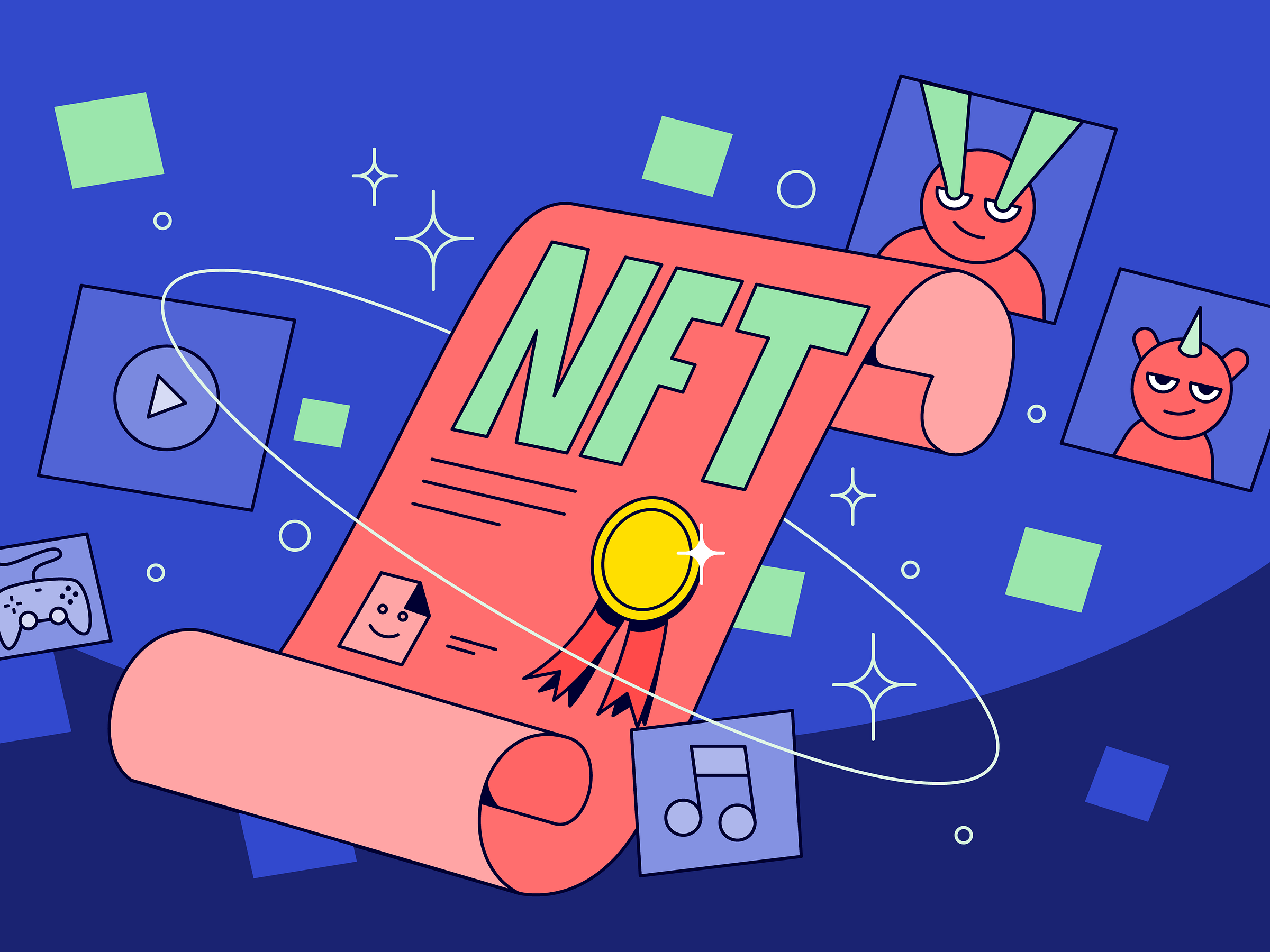 What is an NFT? by Dark Penguin on Dribbble