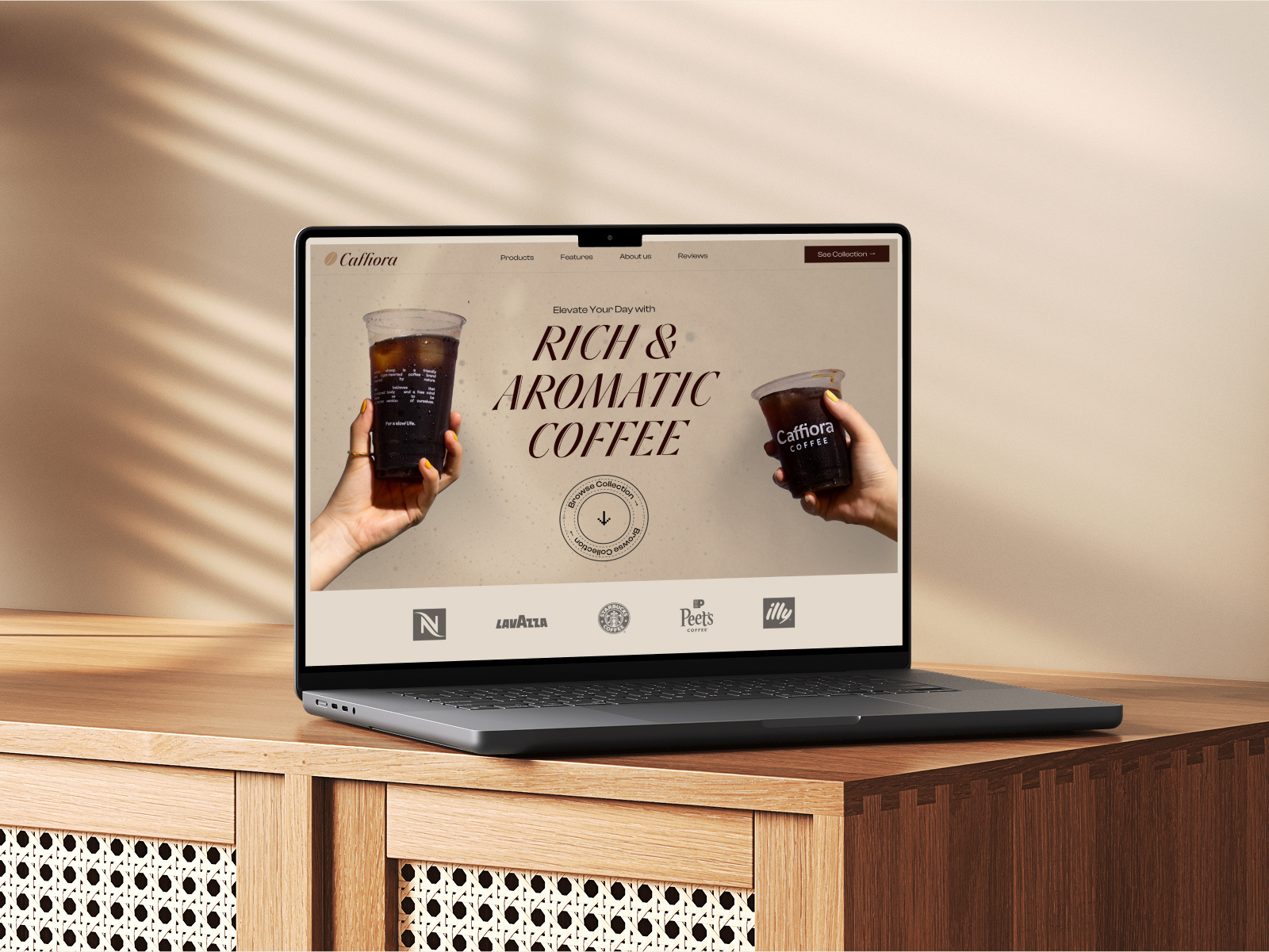 Caffiora – Coffee Shop Landing Page by Mahsa Nasiri for Orizon: UI/UX ...