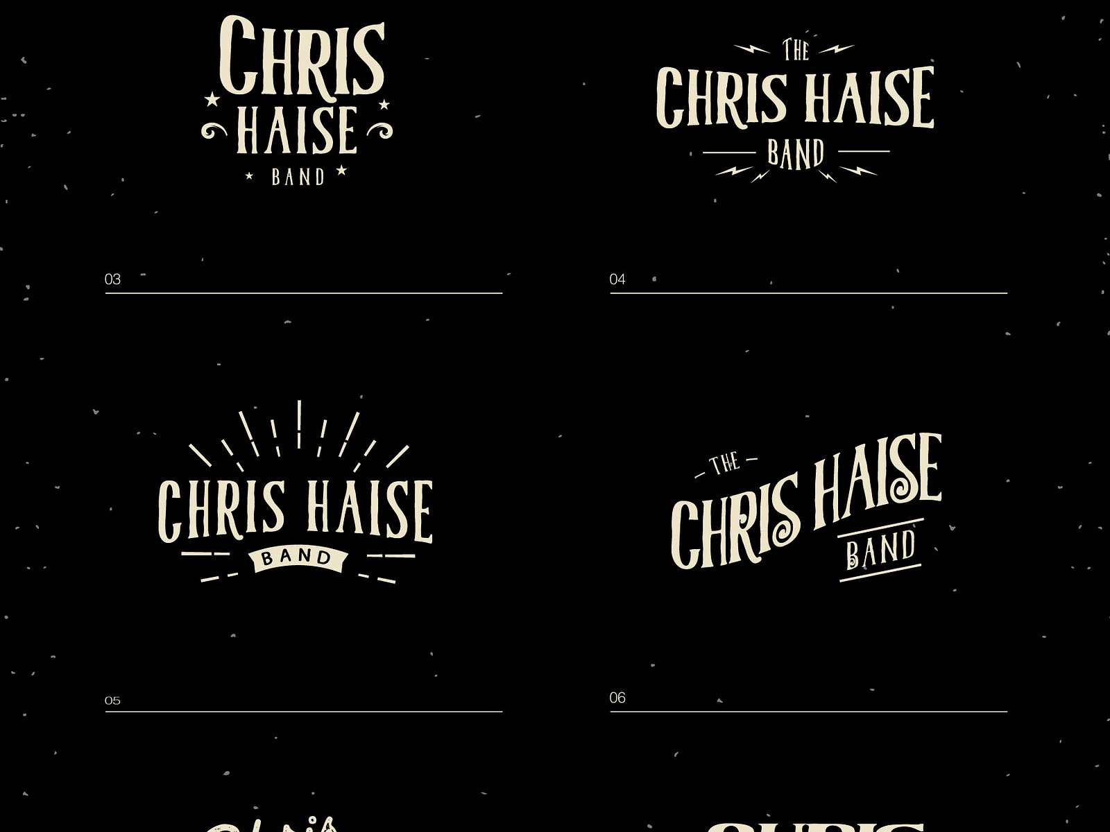 Chris Haise Band Logo Ideas by Steve Vorass on Dribbble