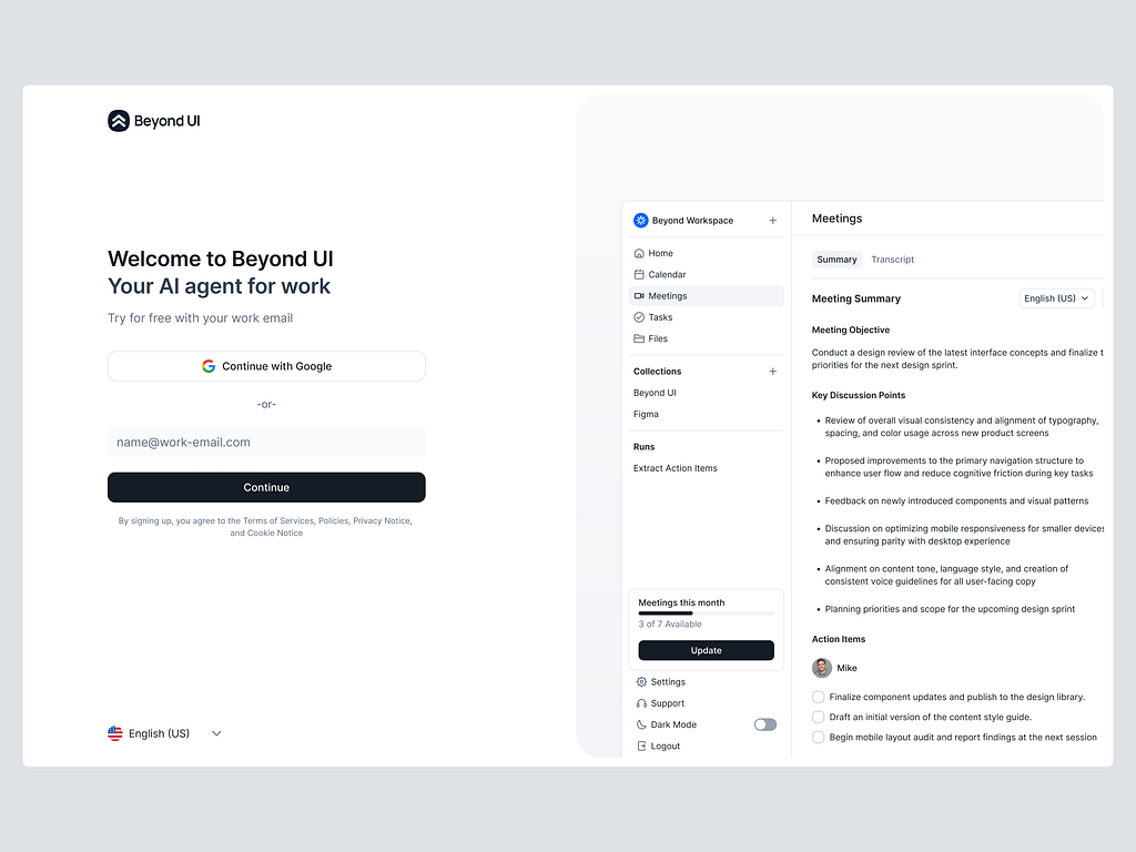 Sign up screen UI by Beyond UI on Dribbble
