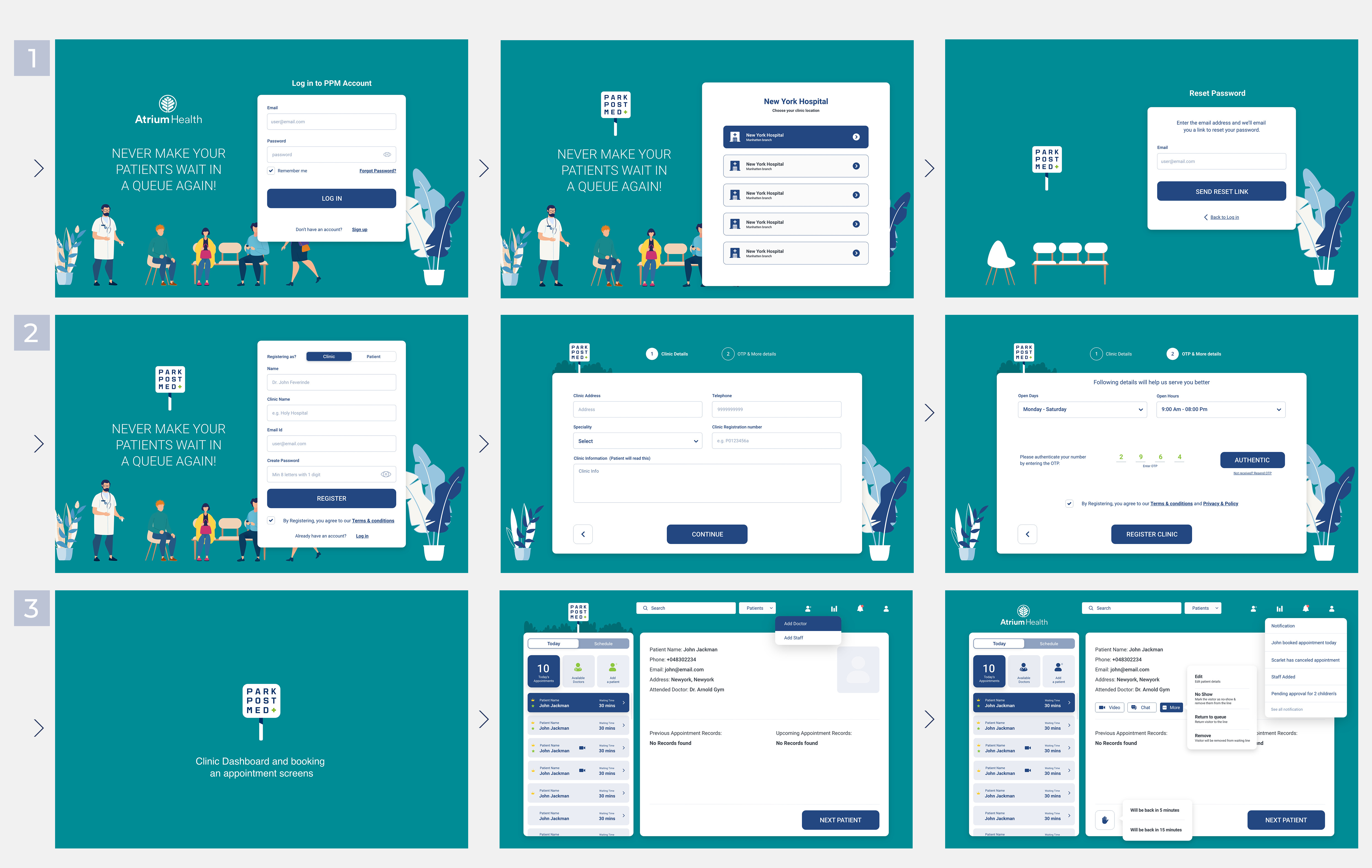Hospital Management System (HMS) Web App by Kreatekar on Dribbble