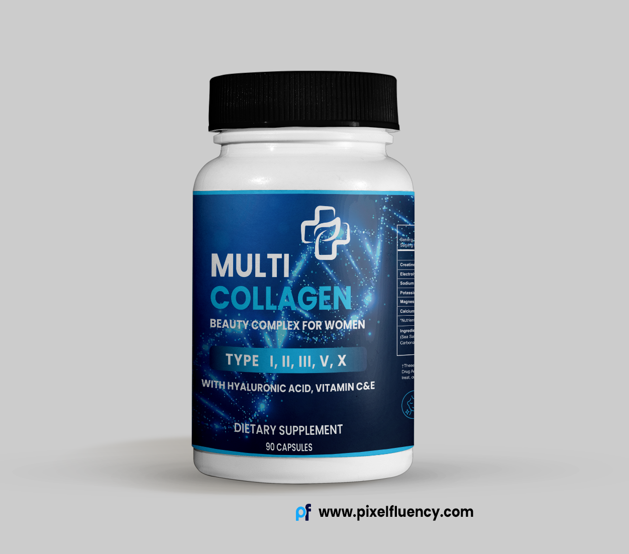 Collagen supplement label design by Mohammad Abdul Hadi Talukdar Gufran ...