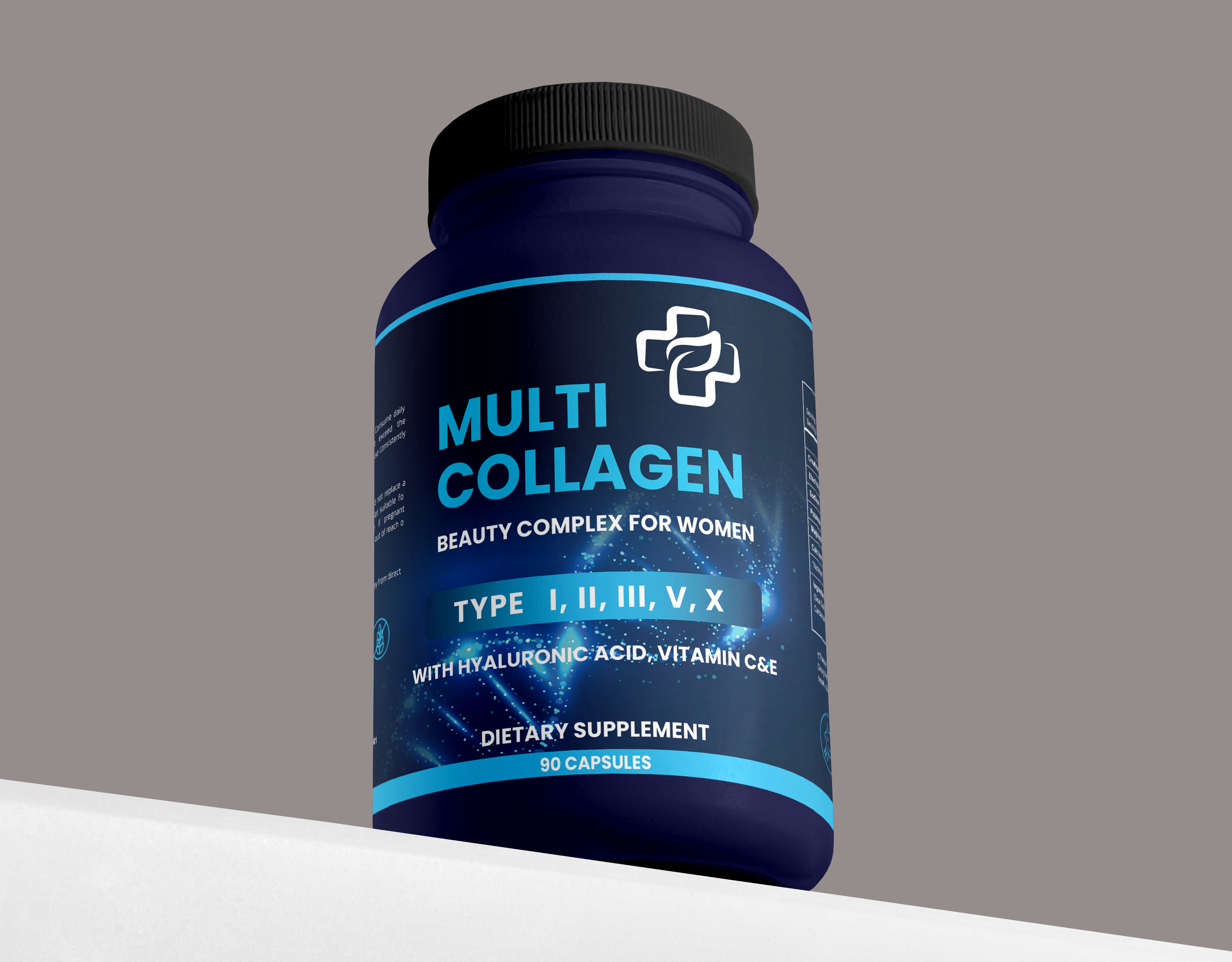 Collagen supplement label design by Mohammad Abdul Hadi Talukdar Gufran ...