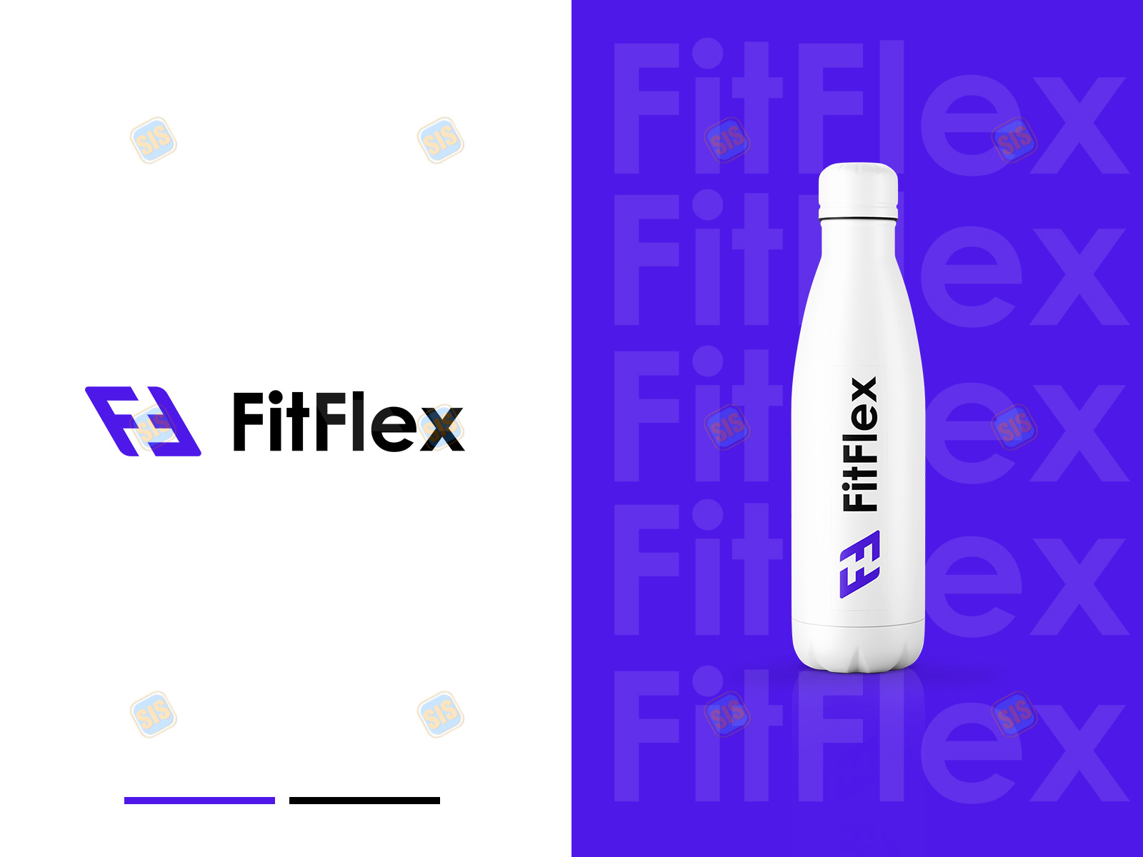 Fitflex Logo FitFlex Fitness Studio Landing Page On Yellow Images