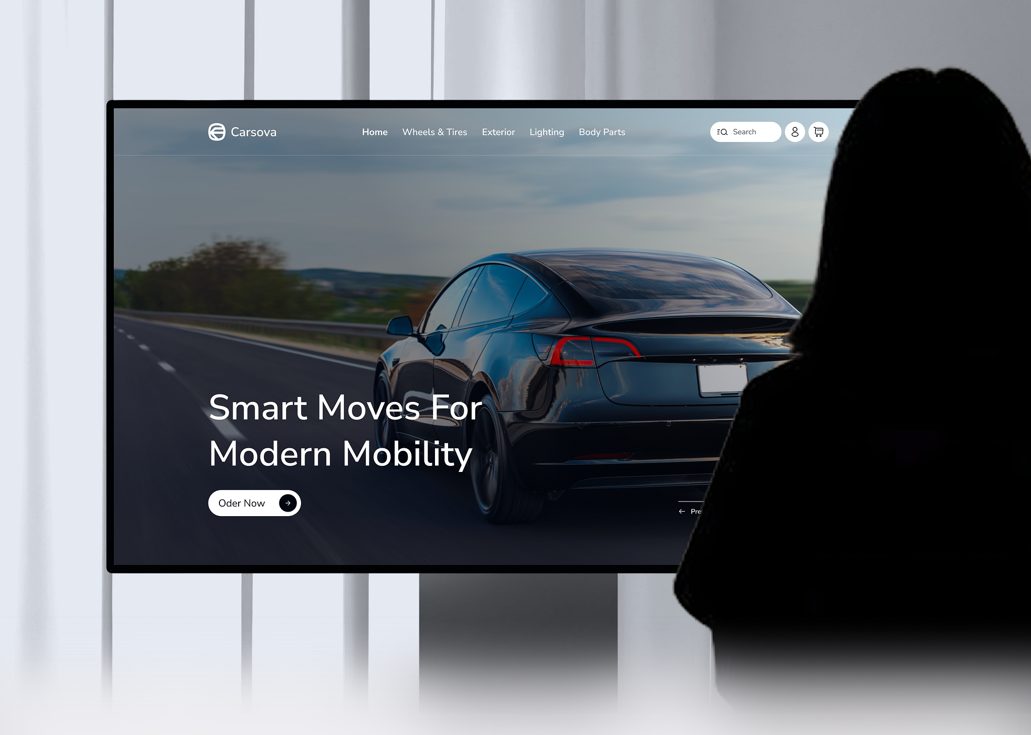 Auto Parts - Car Landing Page by Sheikh Attabur on Dribbble