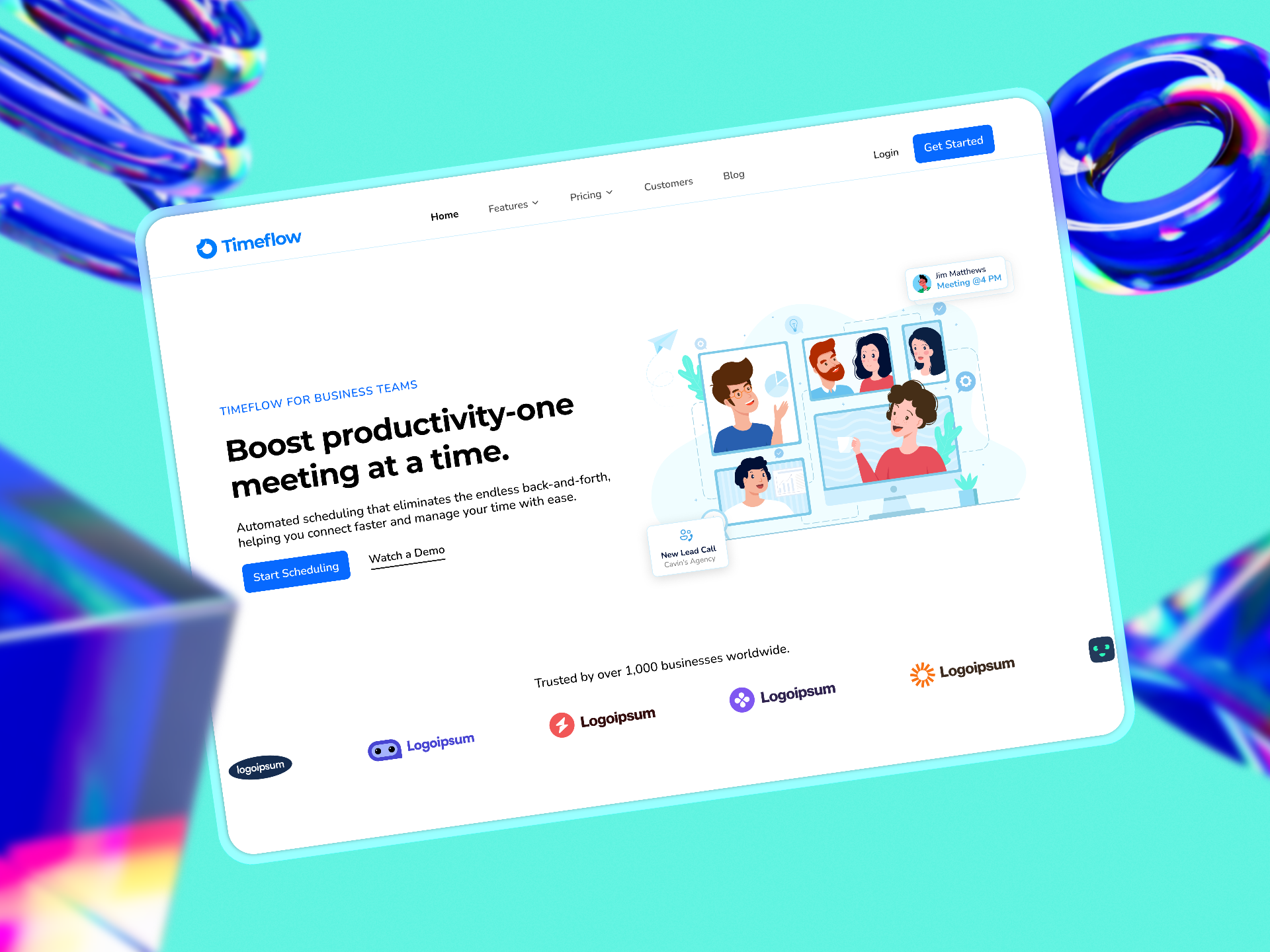 Scheduling Platform designs, themes, templates and downloadable graphic ...