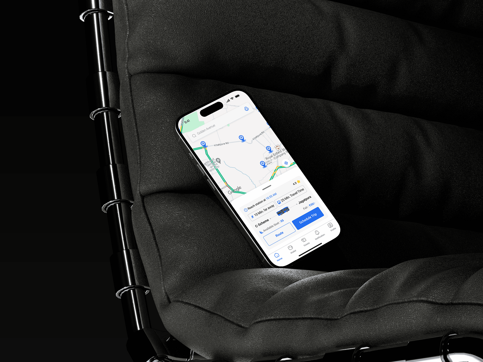 Smart Bus Tracking App – Mobile UI/UX Design by Rohit Kasumbiwal on ...