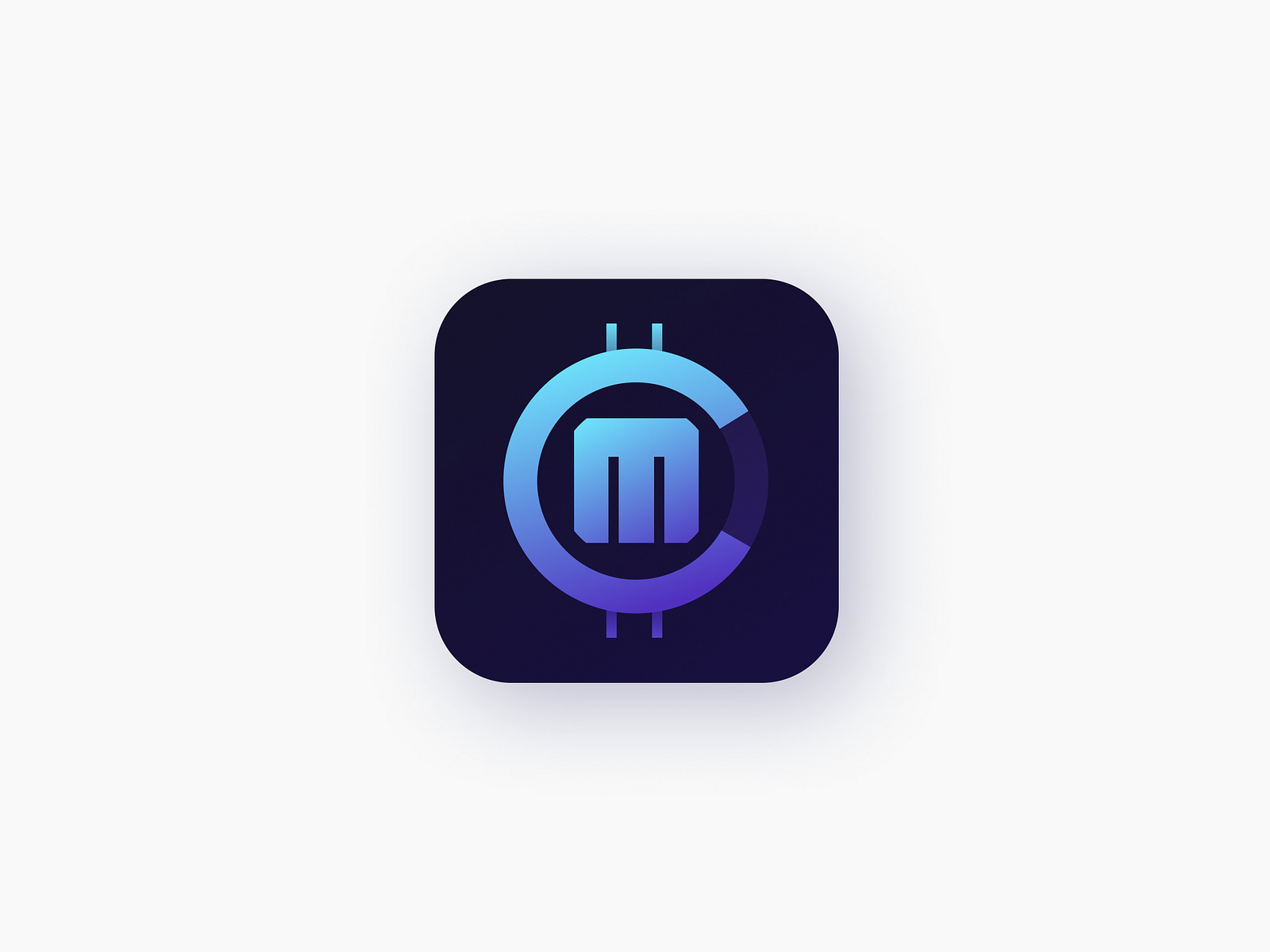 Logo design for app mCrypto by Leonid Slyadnev on Dribbble
