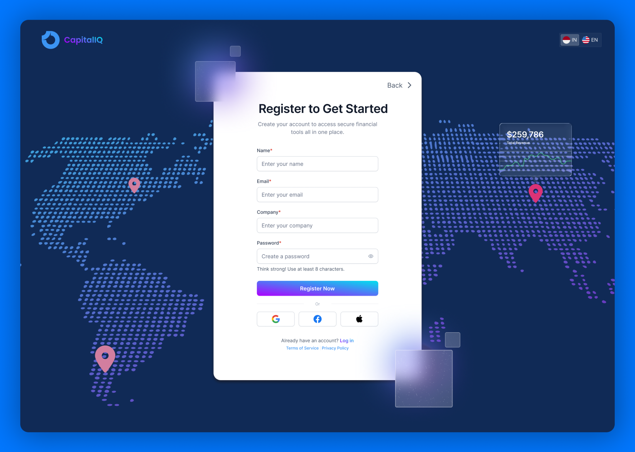 Register Page—CapitalIQ: Journey Smart Investors Begin by Irvilani on ...