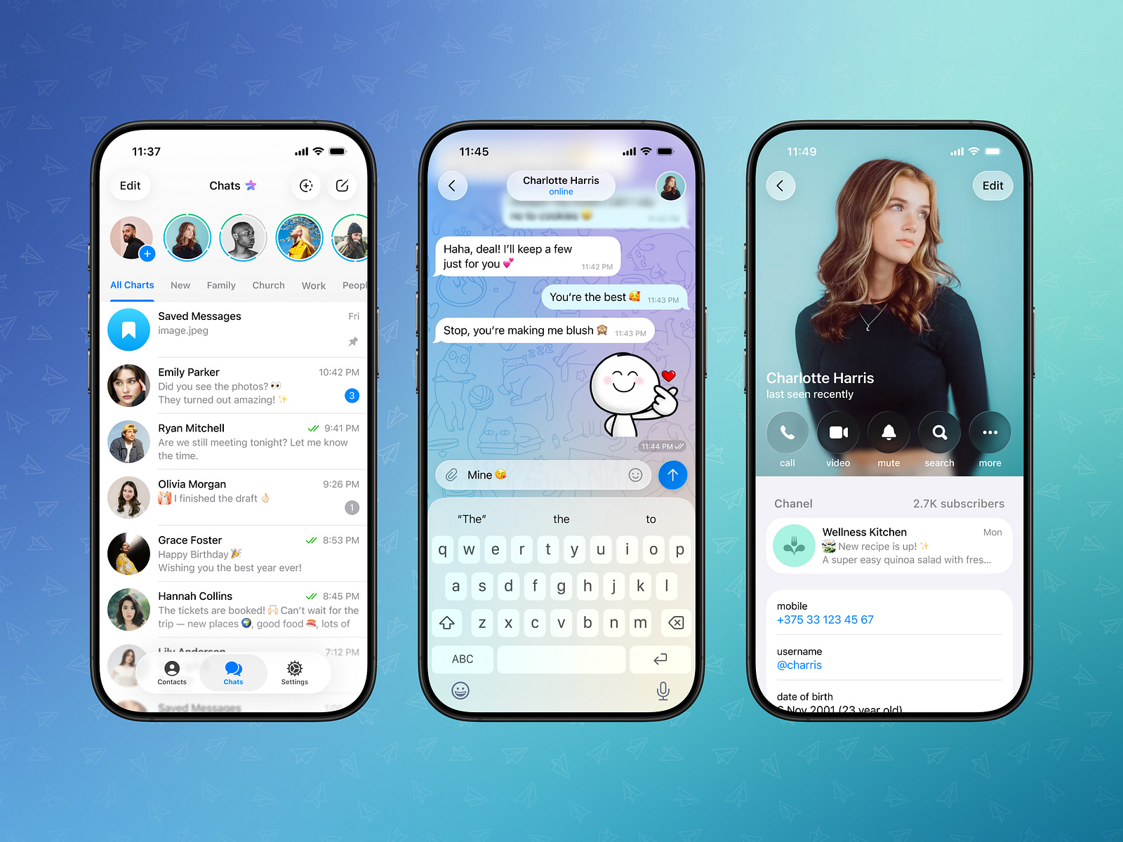 Telegram × Liquid Glass Concept by Denis Sevryugin on Dribbble