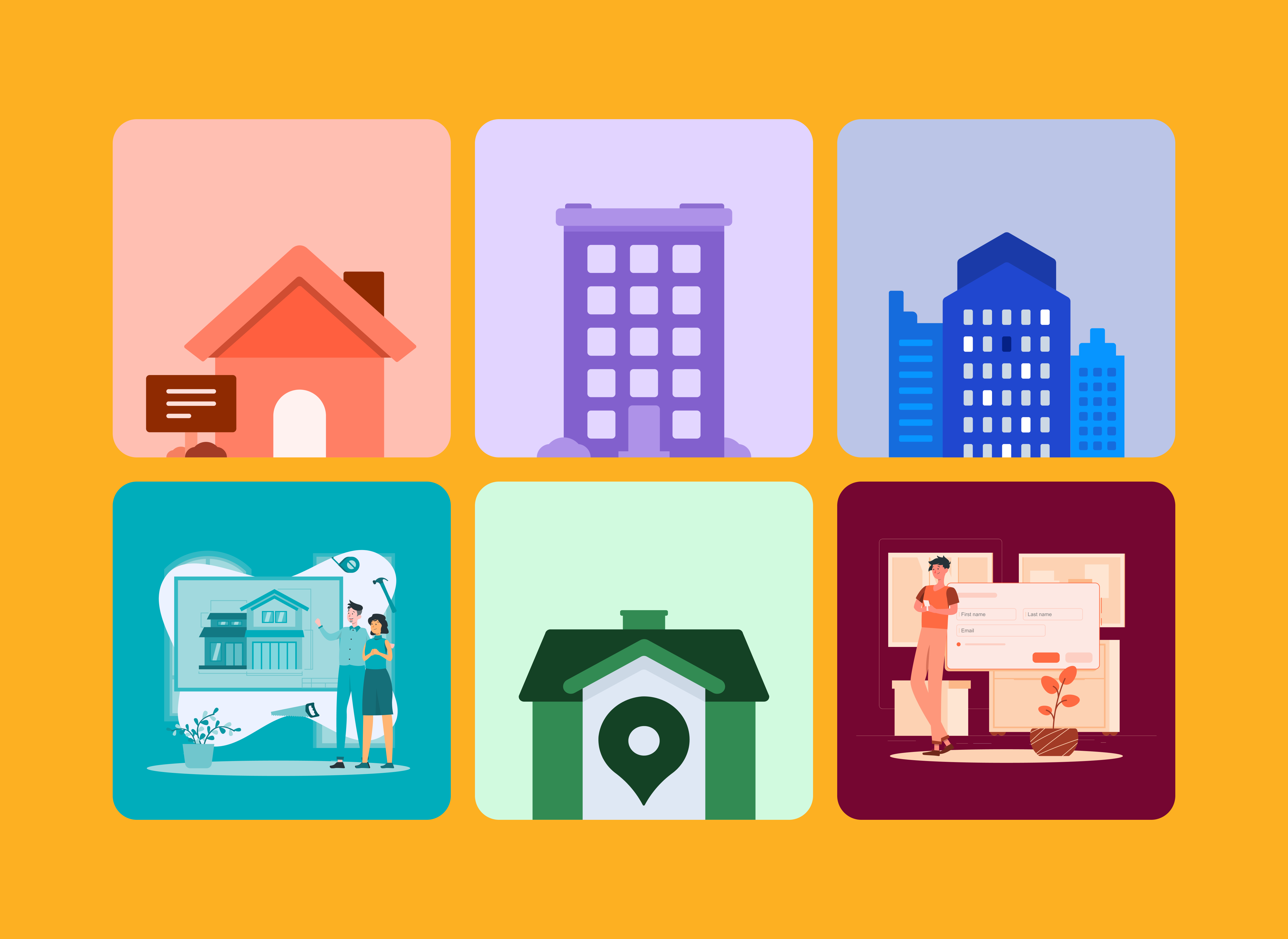 Real Estate Branding - Logo Design by Musemind on Dribbble