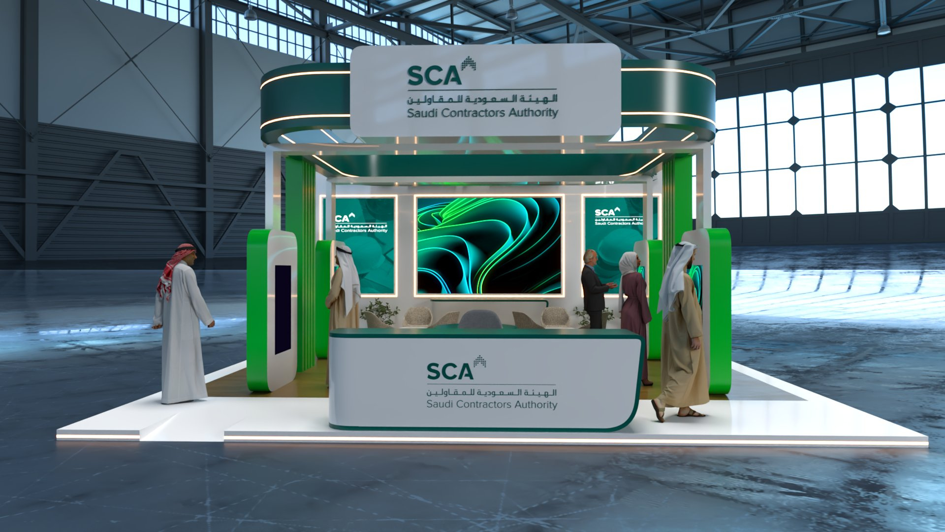 SCA Exhibition Booth by Ahmed Abd El Fatah on Dribbble