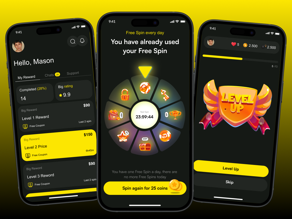 Reward Application Design by Guru TechnoLabs on Dribbble
