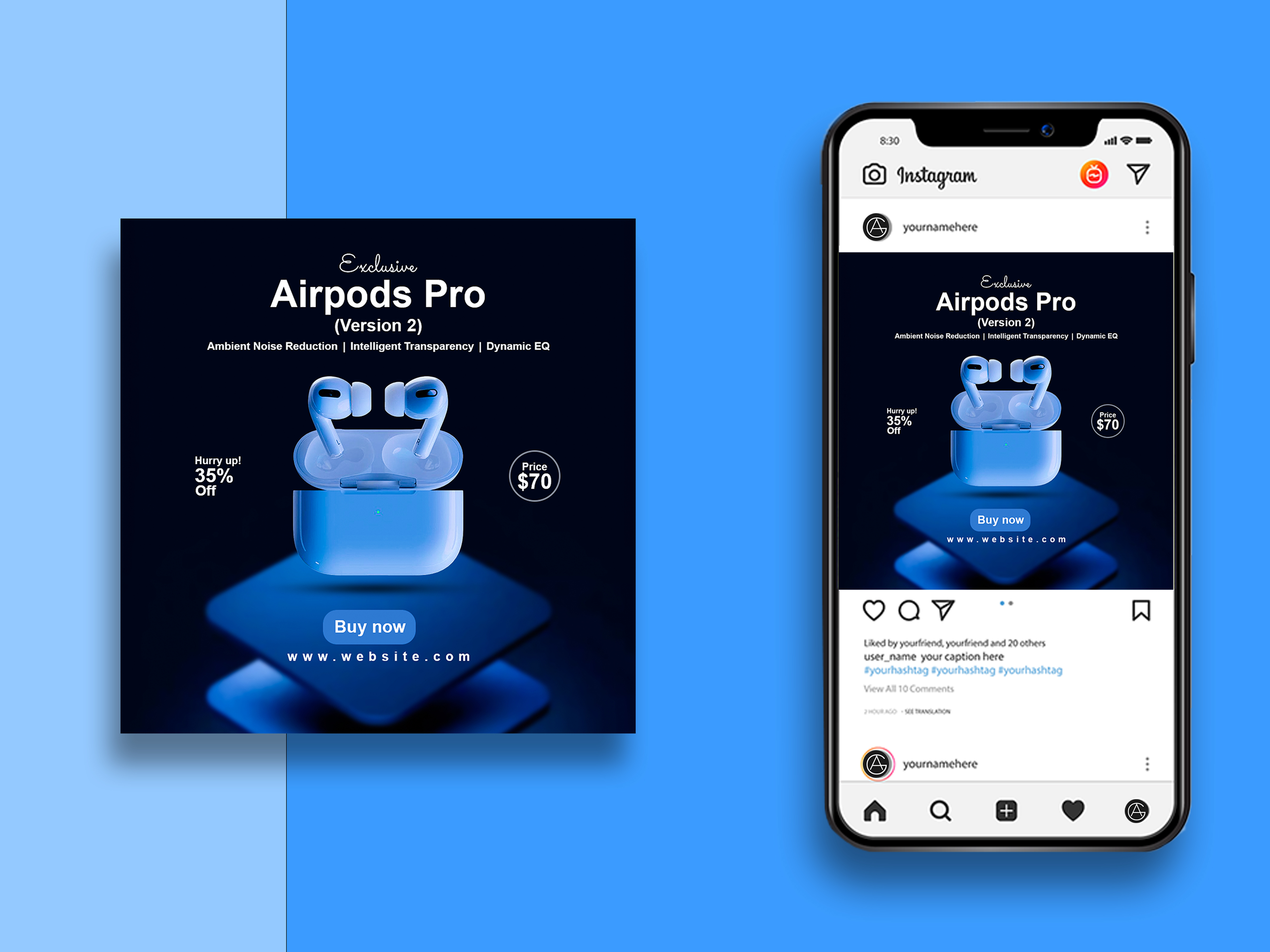 Premium AirPods Design by Mijan Ahmed Shuhag on Dribbble