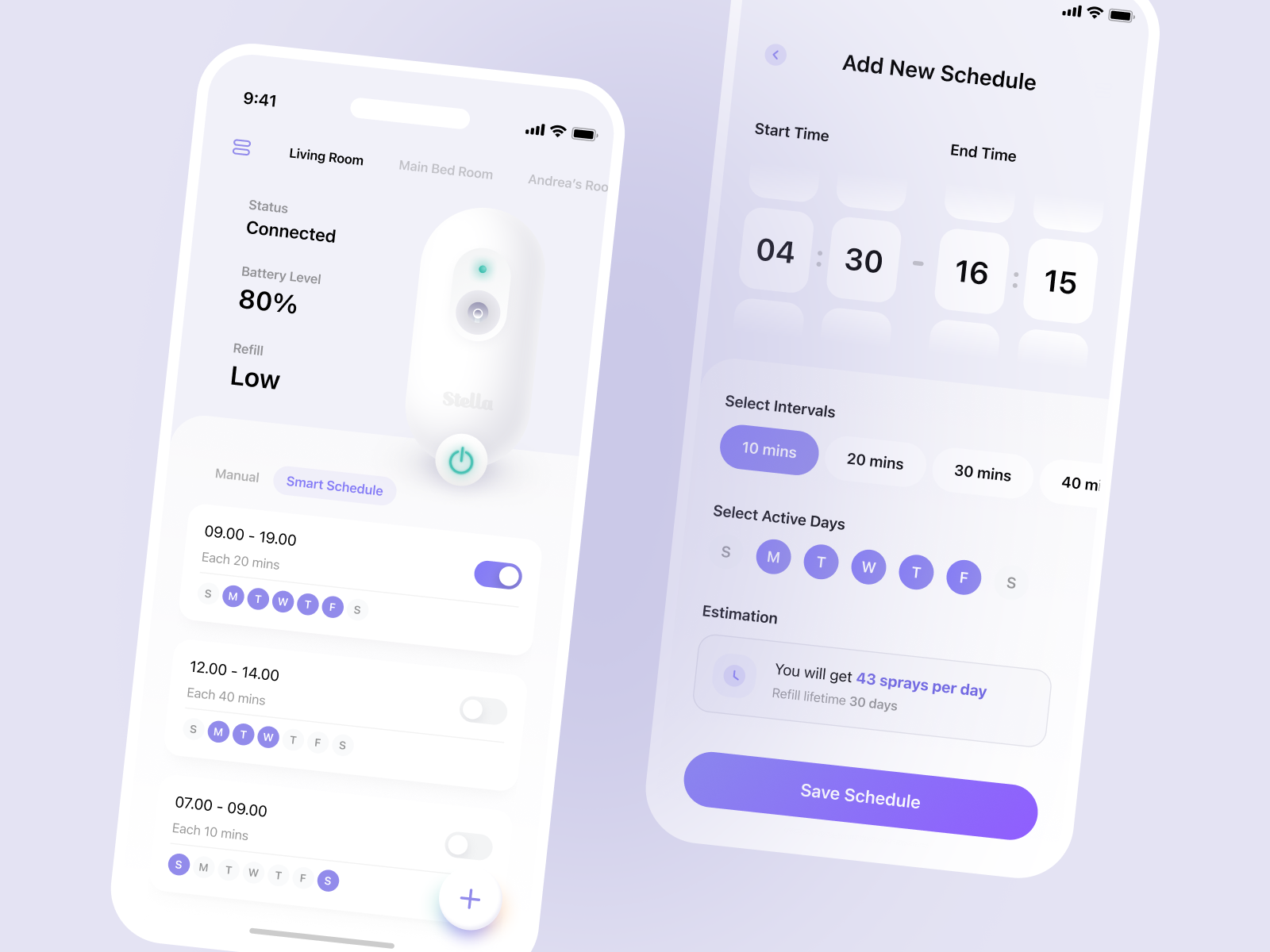 Stella Smart Scheduler Redesign by Ravi Mahfunda on Dribbble